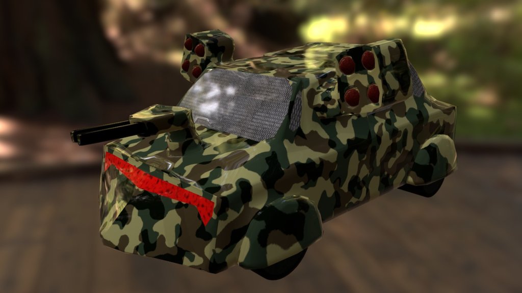 Car of War (game asset) - 3D model by Fabio Malta (@fabiomalta ...