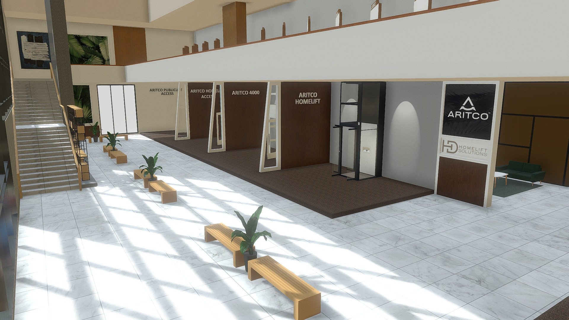Clean Showroom 11 - Download Free 3D model by orlando.archymaz [7d0b6ba ...