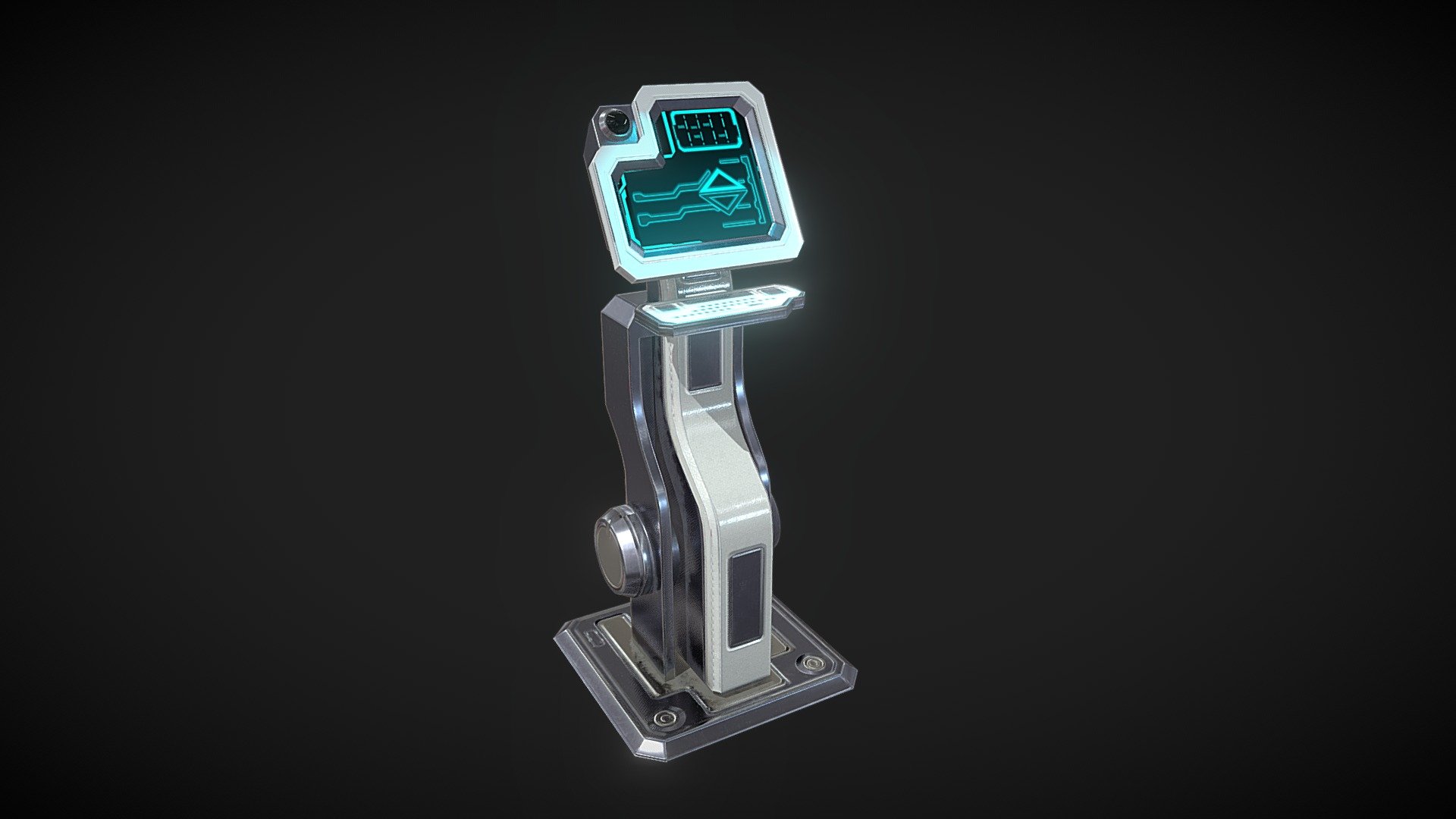 SciFI Control Panel - 3D model by Sharpsterman [7d0c396] - Sketchfab