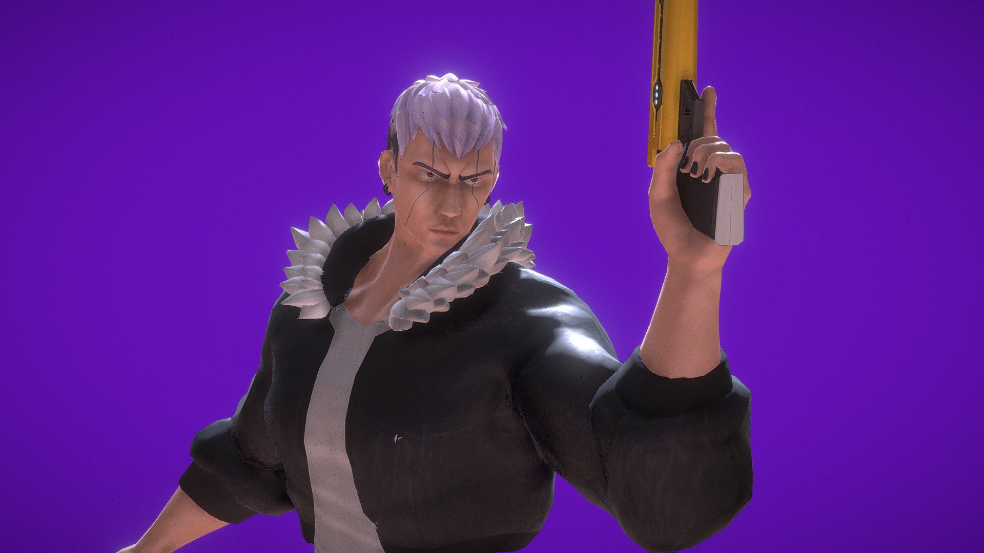 Cyberpunk Stylized Character - Download Free 3D model by Zaeriel Haze ...
