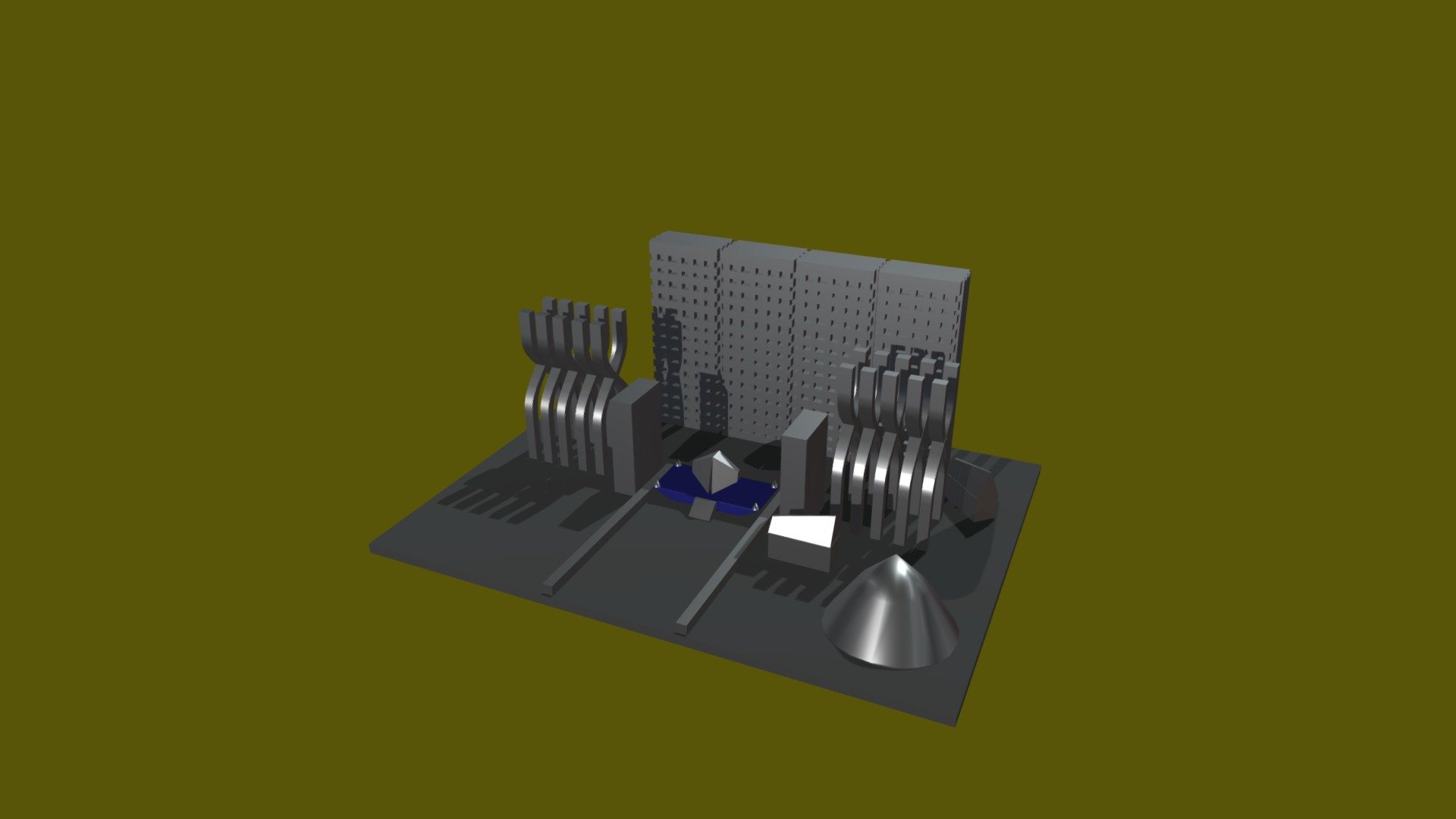 2000 AD City Model01 - 3D model by elliottbrankin [7d0d1c4] - Sketchfab