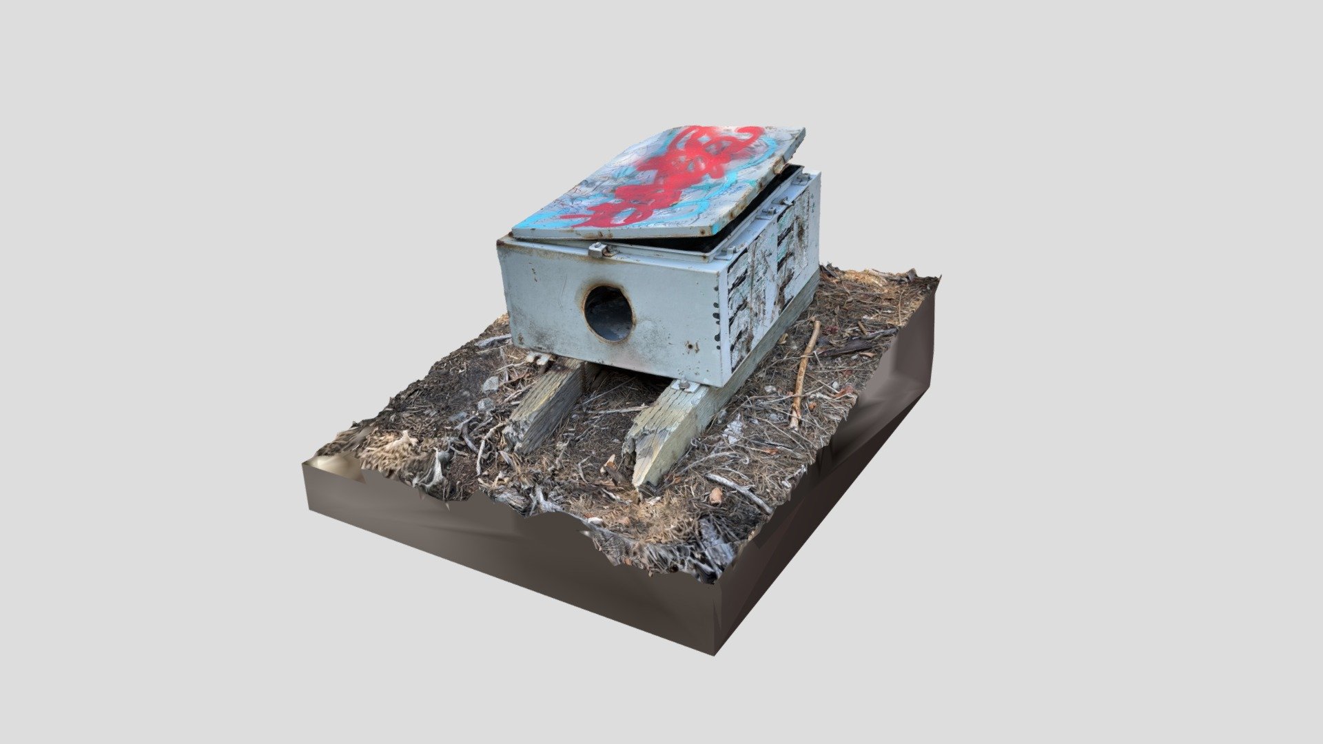 Discarded Electrical Box - Download Free 3D model by garagestudios ...