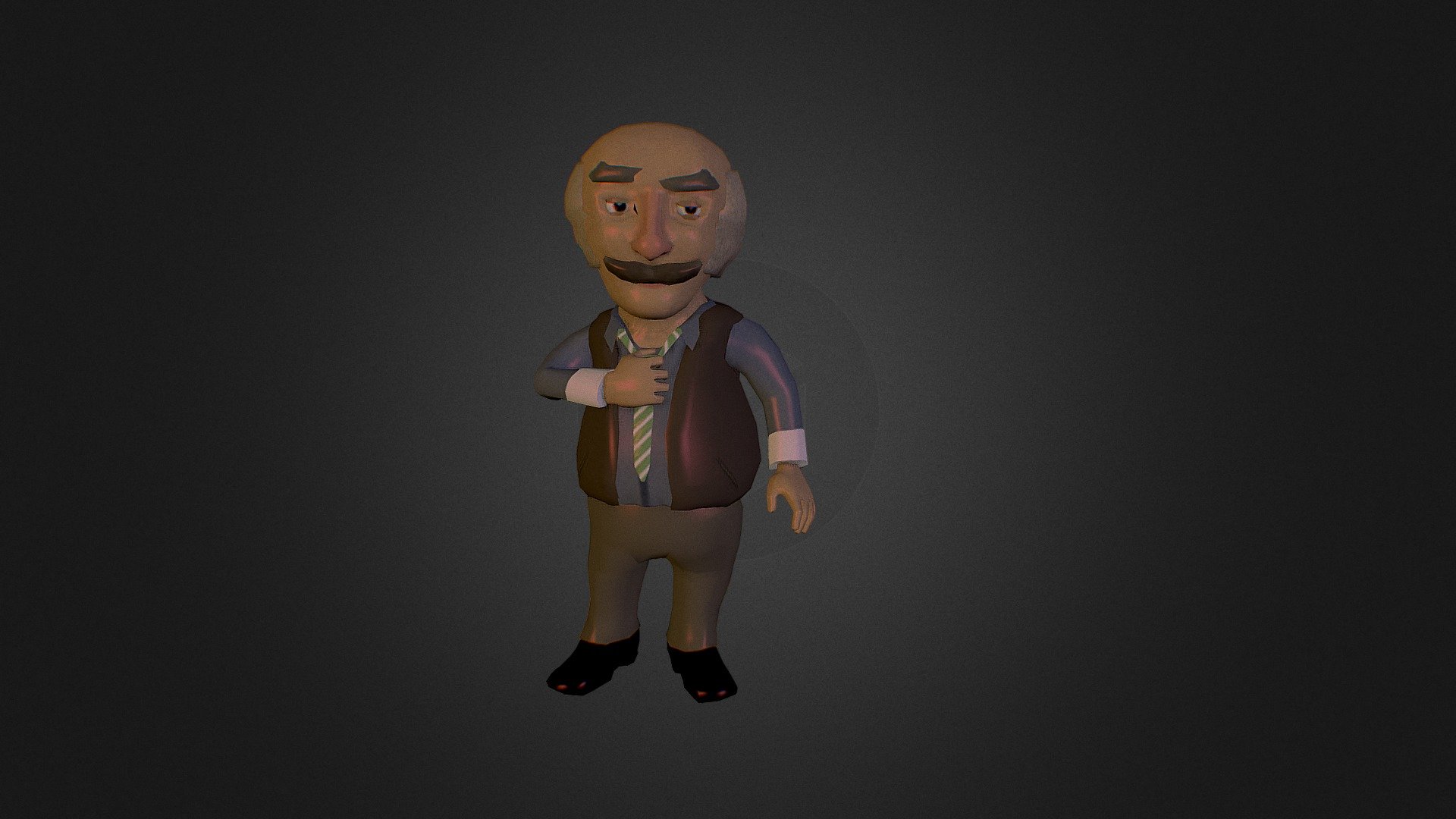 Business 'Savvy' Larry - 3D model by RileyHsiang [7d12ec1] - Sketchfab