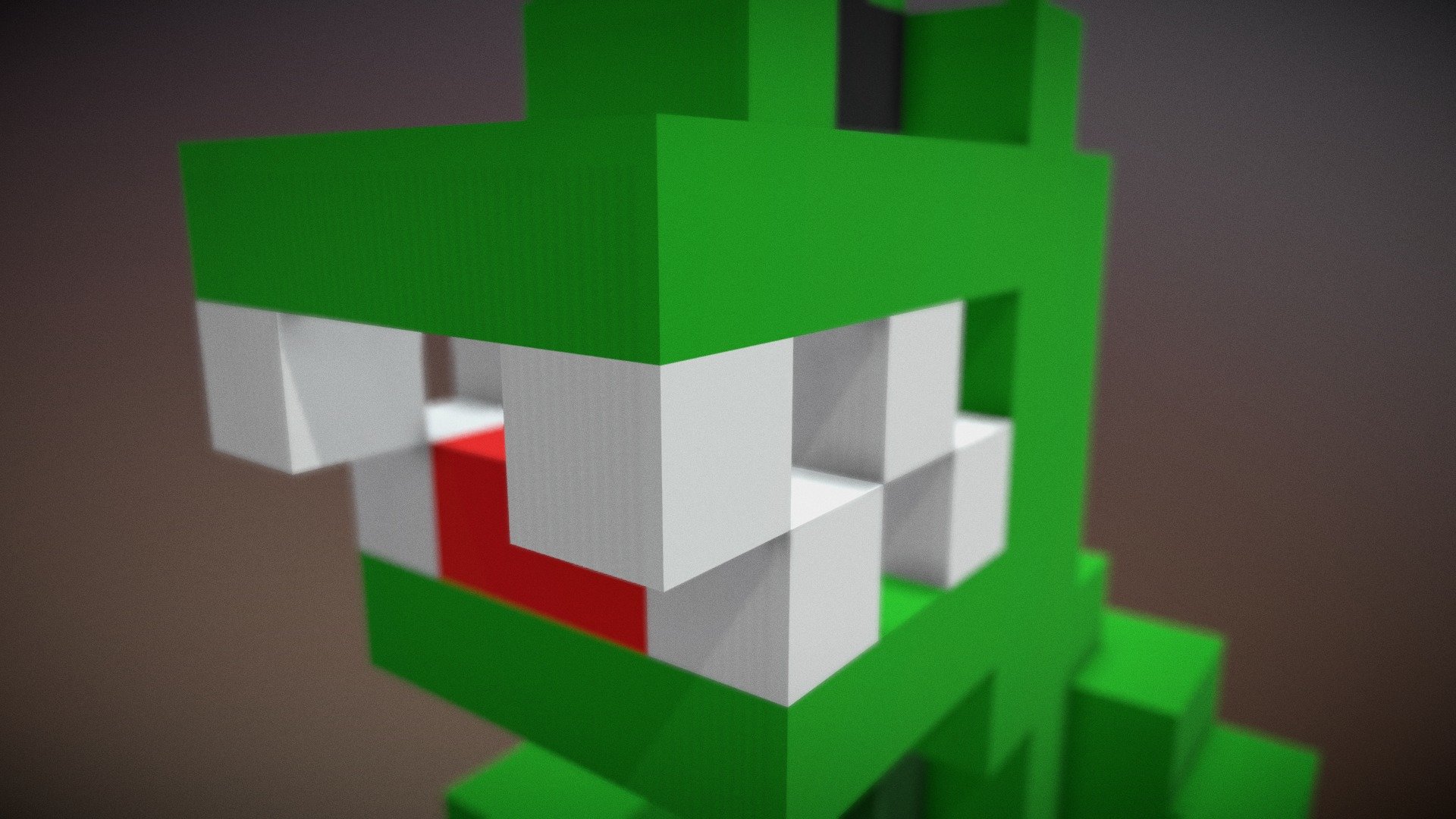 Voxel T-Rex - 3D model by Emerson Fonseca (@emersonfonseca) [7d1322d ...