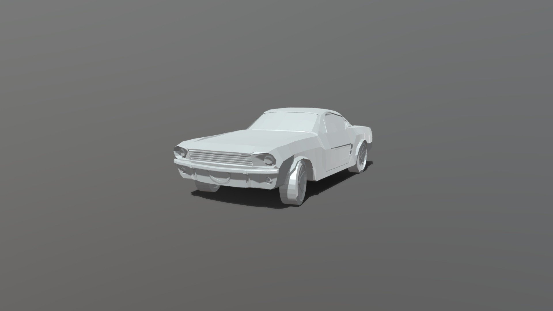 MUSTANG LOW POLY 1969. - Download Free 3D model by MARC3D ...