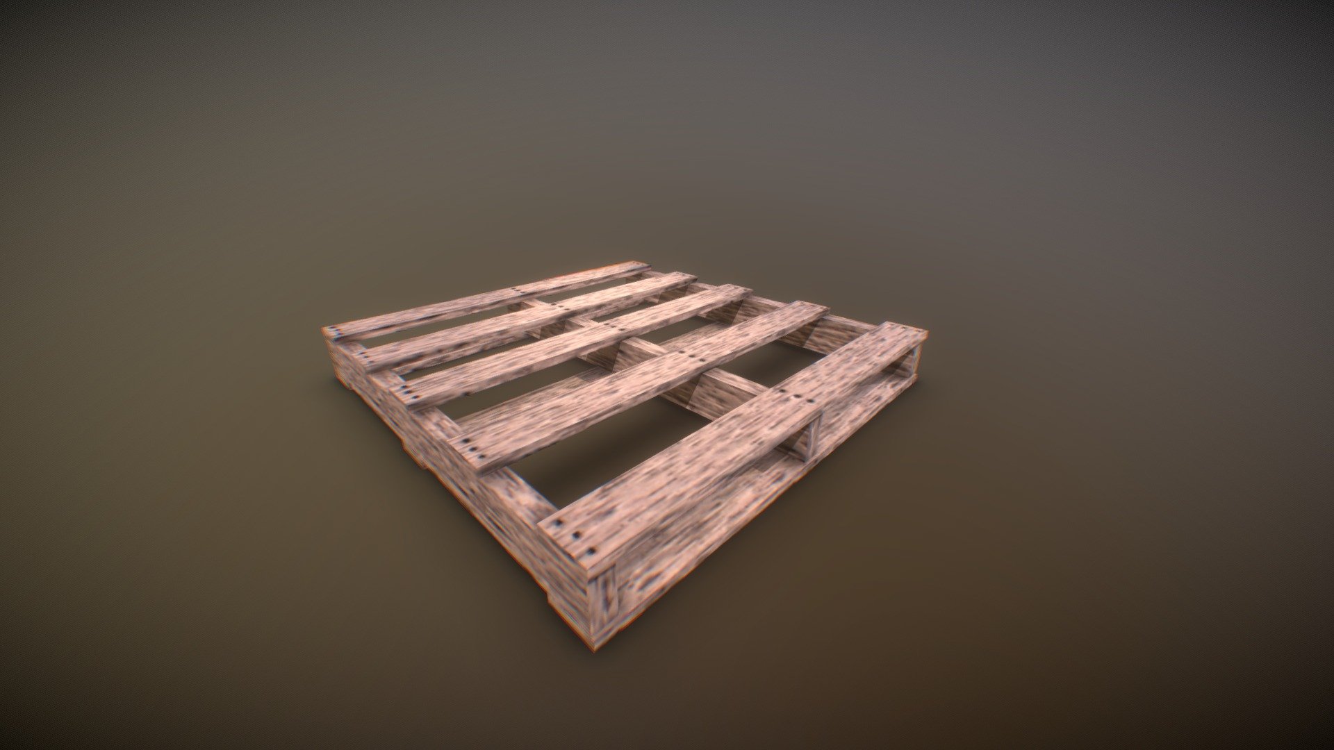 Low Poly Wooden Pallet - 3D model by sofawitch [7d1795d] - Sketchfab