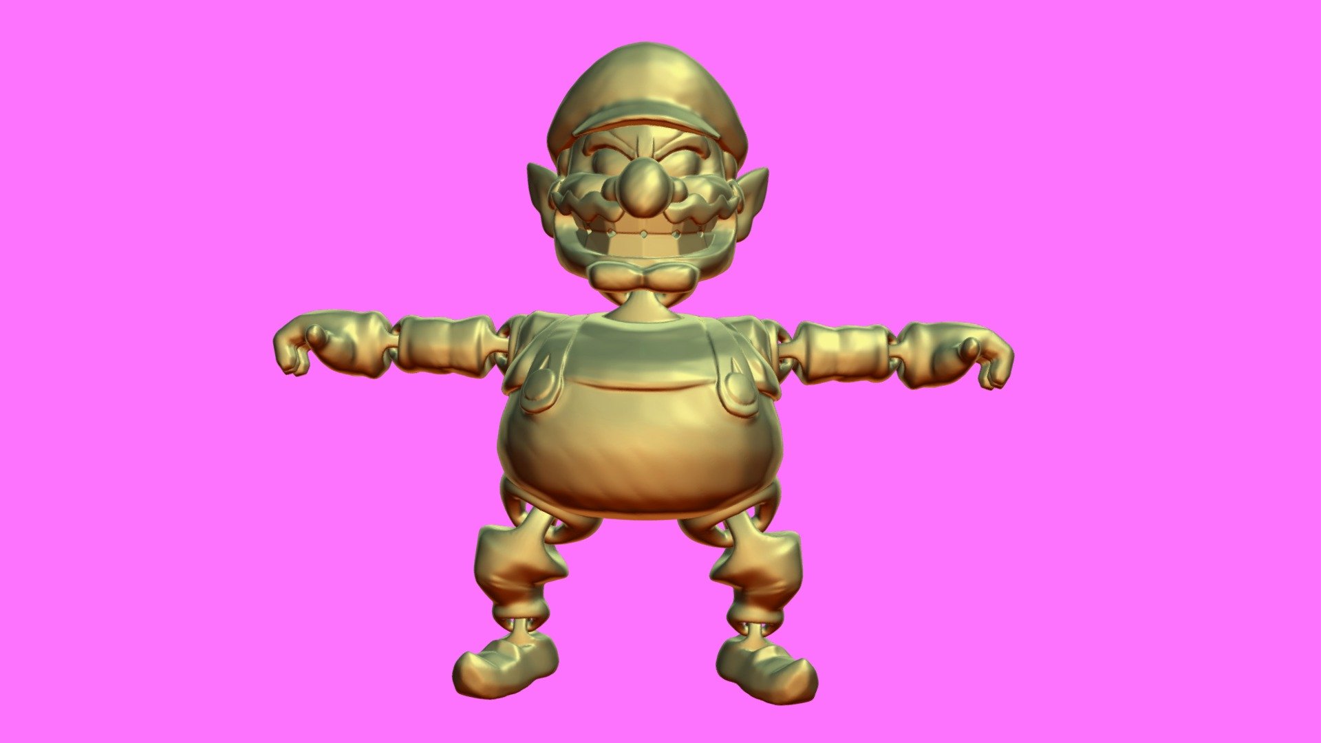 Wario - 3D model by LaboratorioGiratorio [7d1a1e1] - Sketchfab