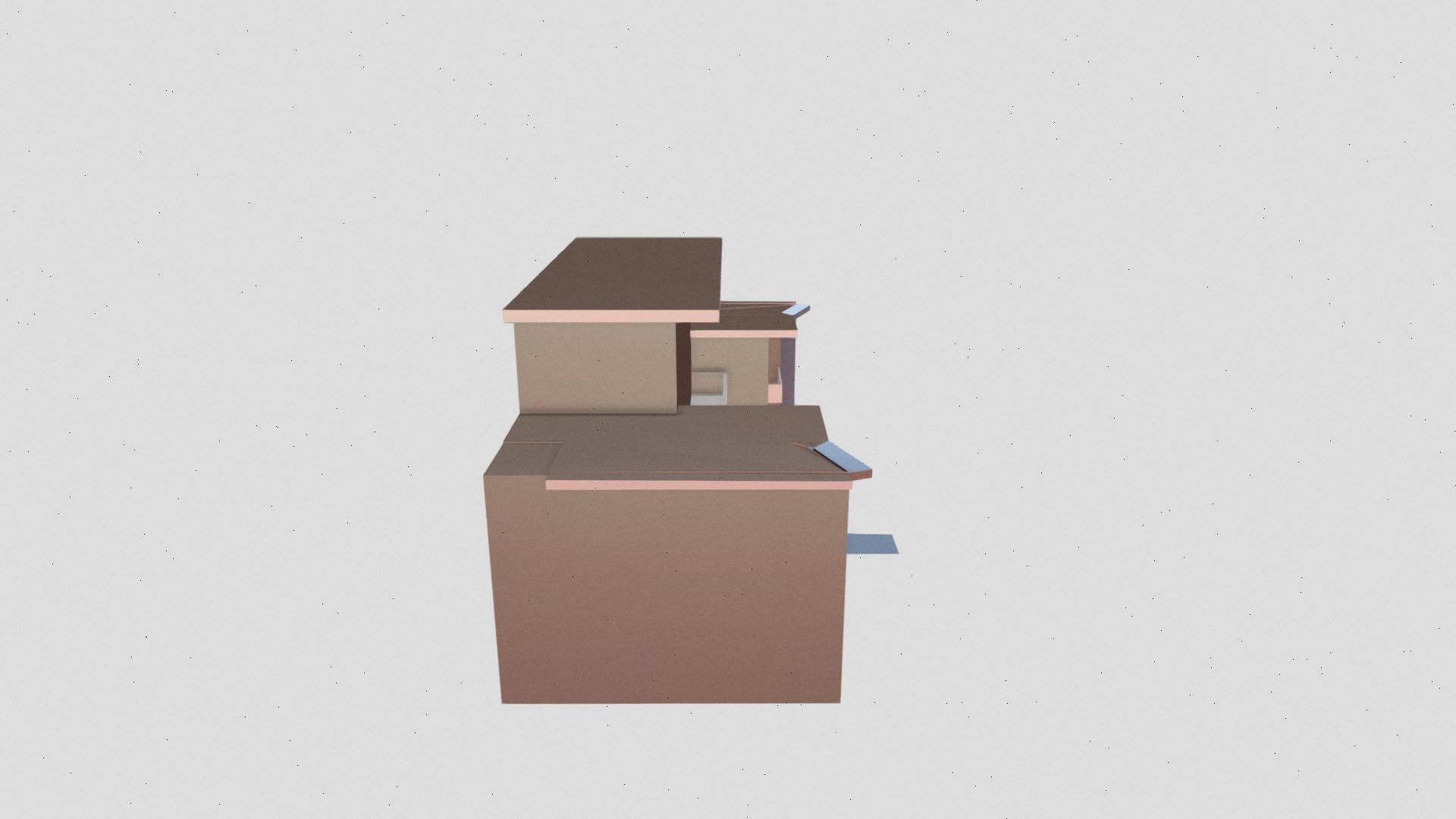 free Large house model 3d with textures. - 3D model by hazaaa58 ...