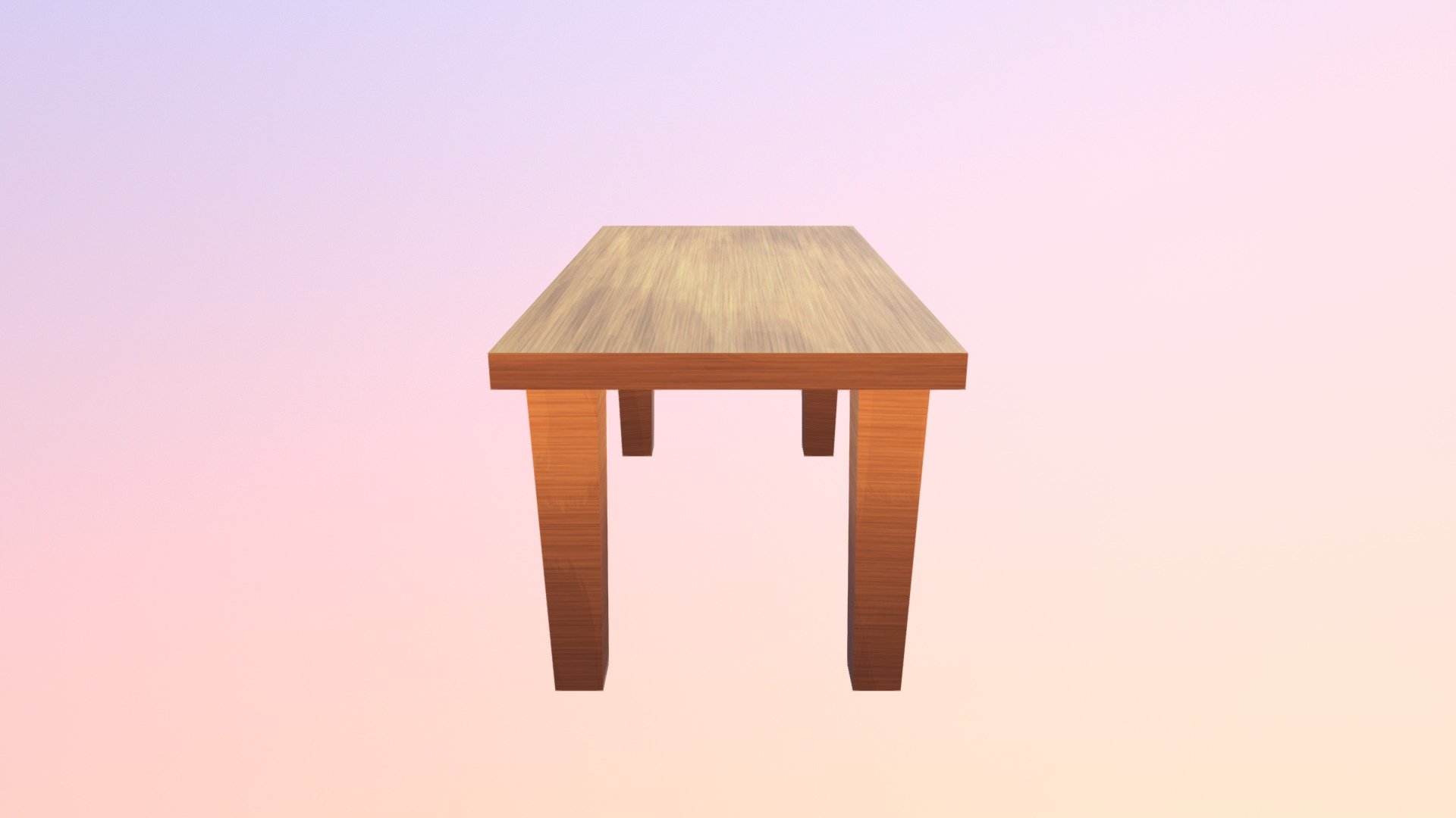 Table (Rectangular) - 3D model by Malcolm Ferguson (@BigMac90) [7d1c772 ...