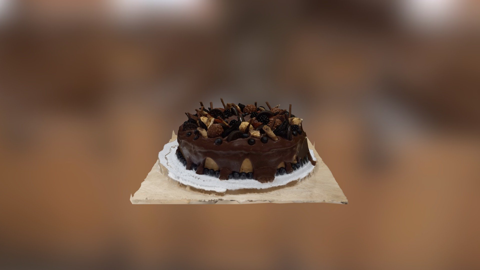 Chocolate Cake - Download Free 3D model by geofront [7d1cac0] - Sketchfab