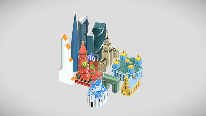 Moscow 3D models - Sketchfab