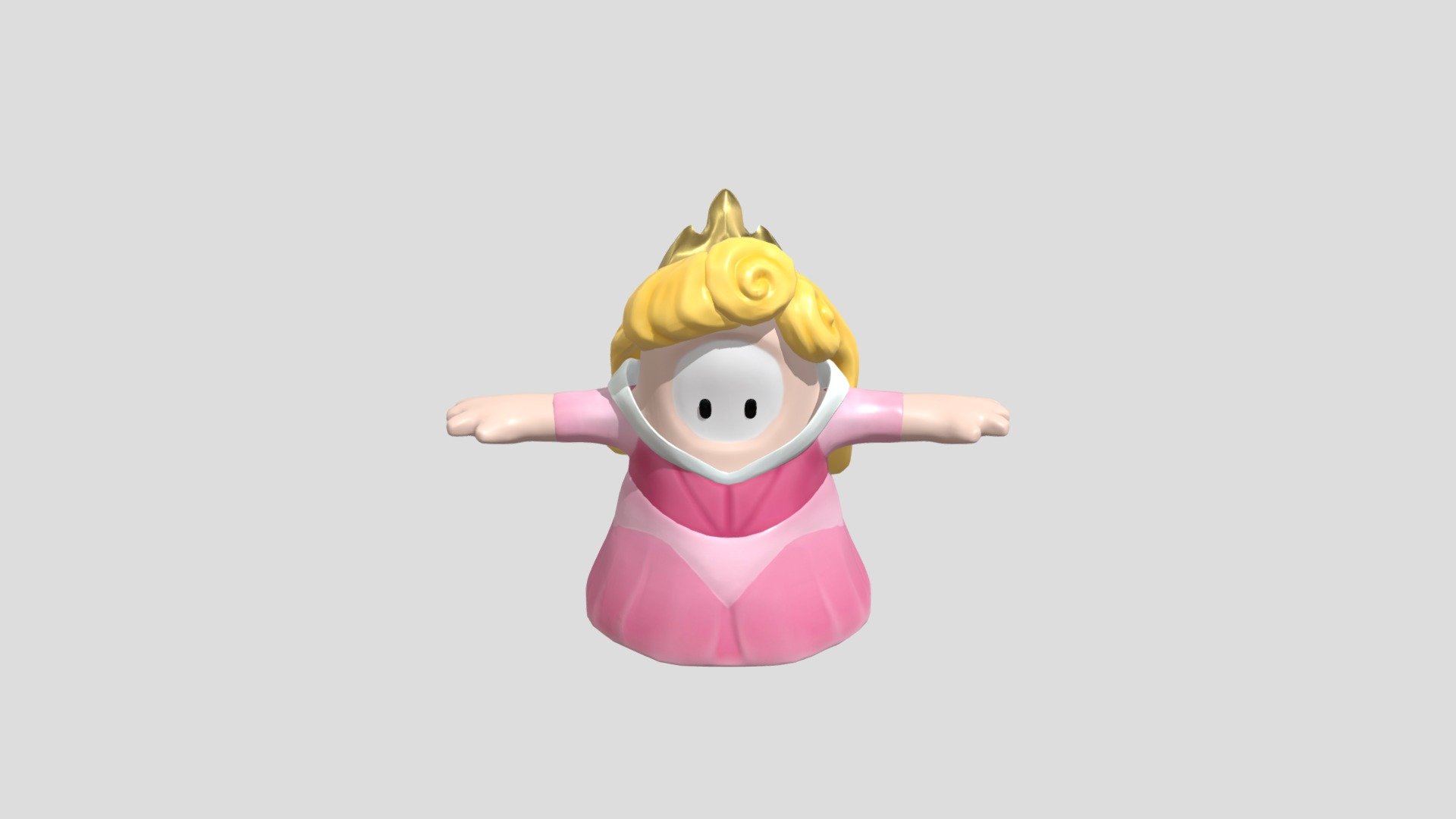 Fall Guys Skin Aurora - 3D model by mastajojo [7d1e2b6] - Sketchfab