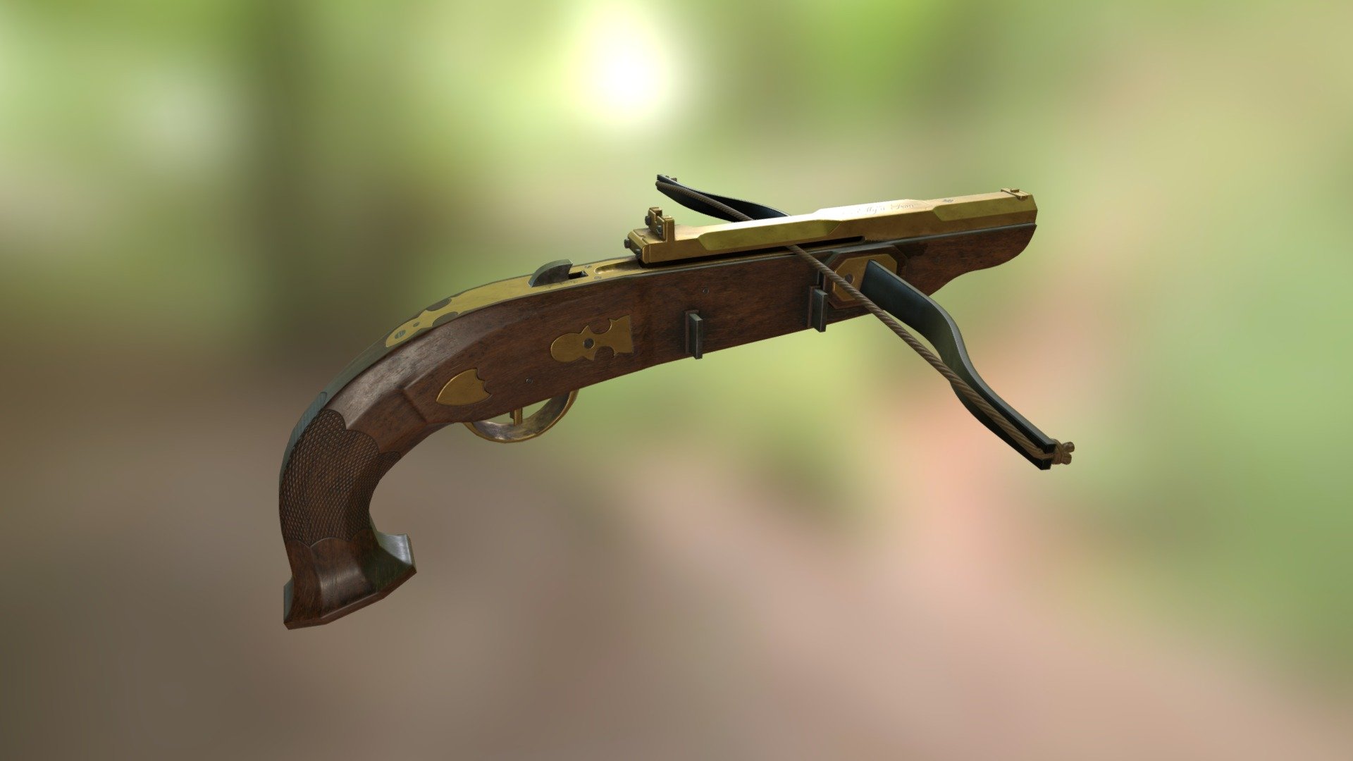 Hand Crossbow - 3D model by Ironbelly Studios (@ironbelly) [7d1e9a7 ...