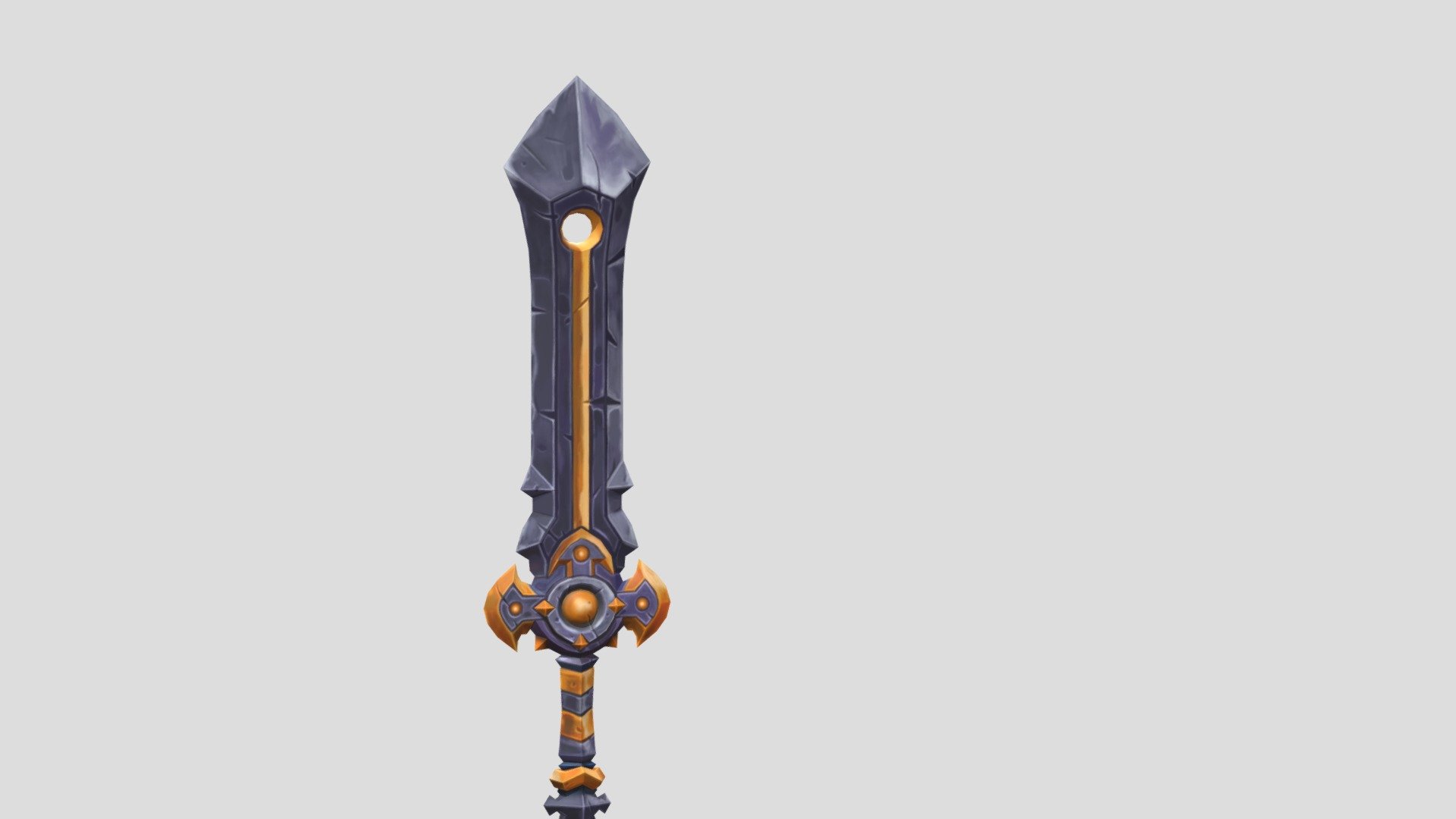 Stylized Sword - 3D model by vasiliy.kashchenyuk [7d1febc] - Sketchfab