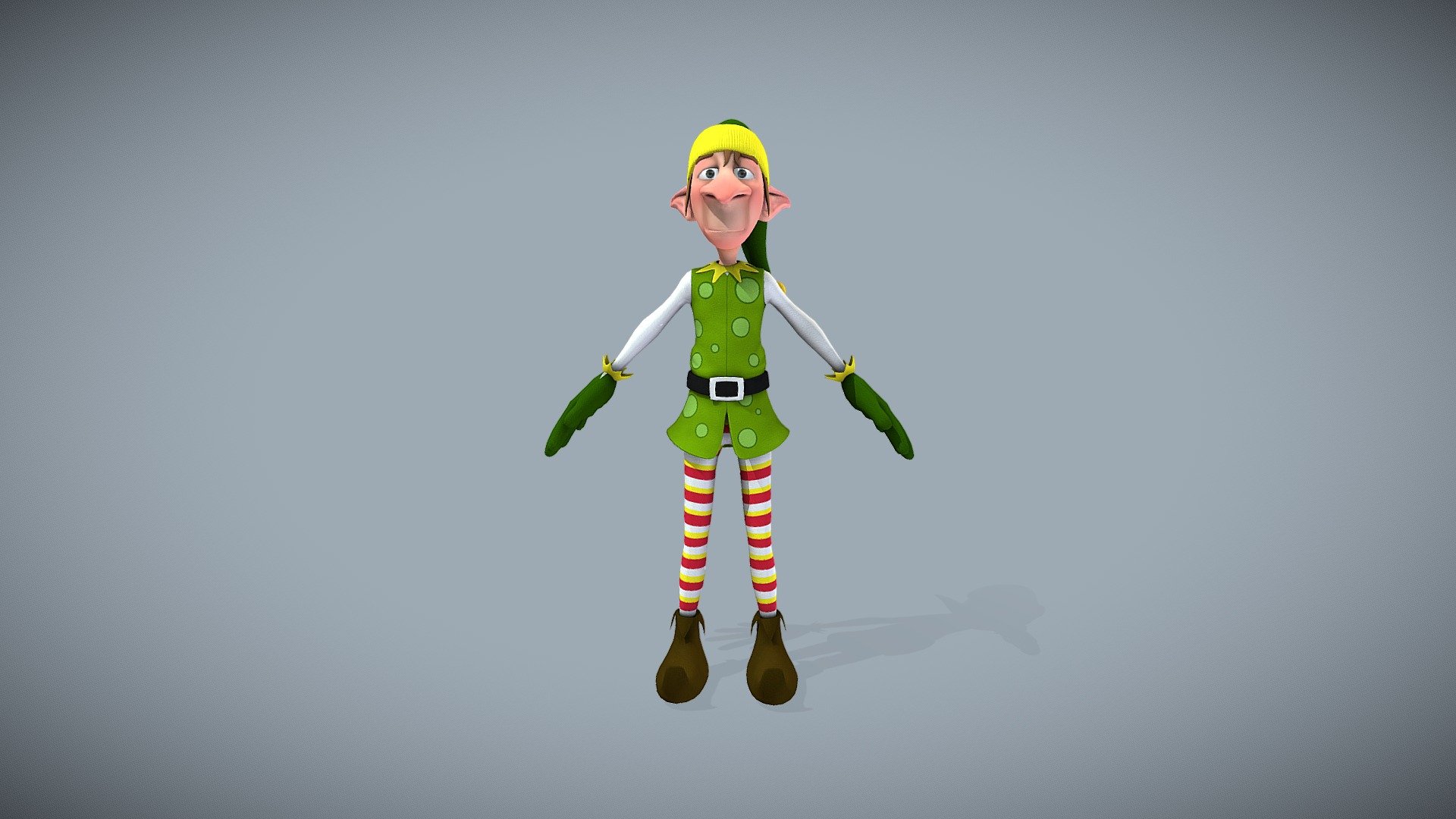Rigged Elf Character - Buy Royalty Free 3D model by 3dia [7d20a01 ...