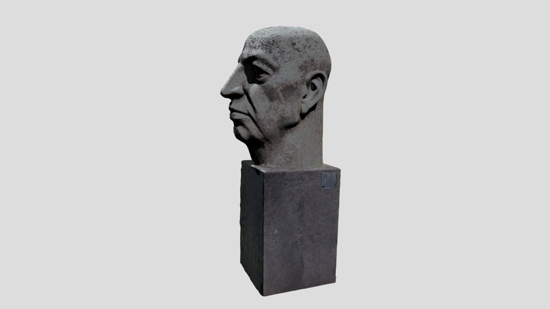 Statue of Face in Park - Download Free 3D model by Weitblick.ai ...
