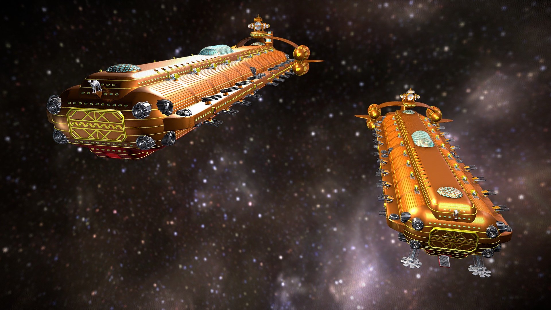 (14) Dromedary Super Freighter 2,048 Containers - Download Free 3D ...