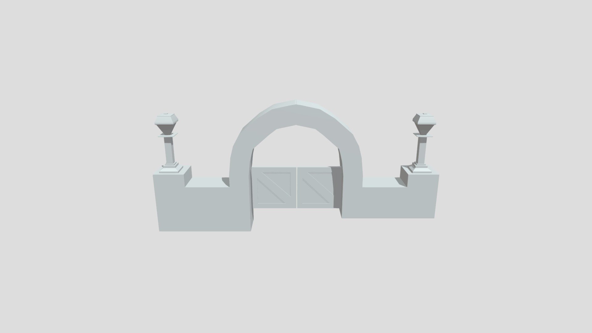 Main Gate! - Download Free 3D model by Allen (@abc428tw) [7d221b7 ...