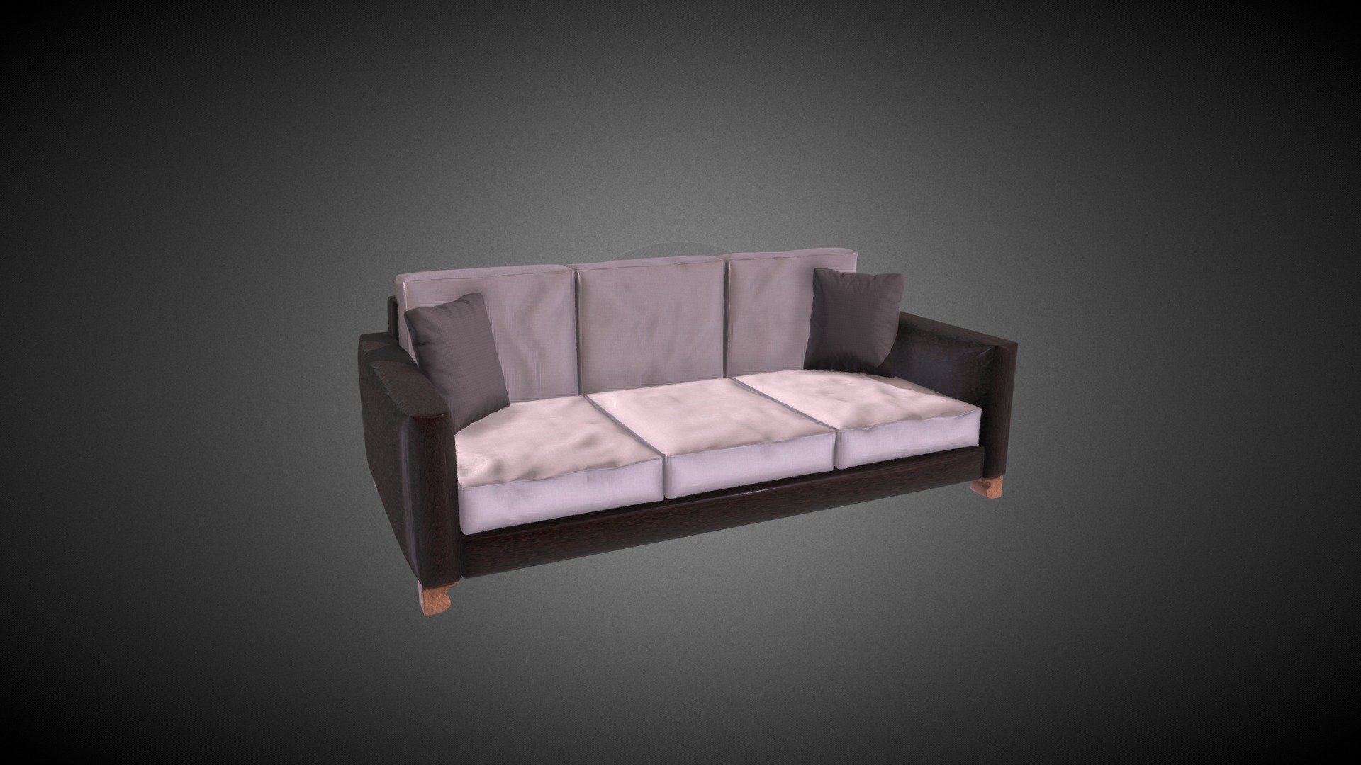 Realistic Sofa 3D Model - Download Free 3D model by LukeModels75 (@lucss_3d) [7d23dd7] - Sketchfab