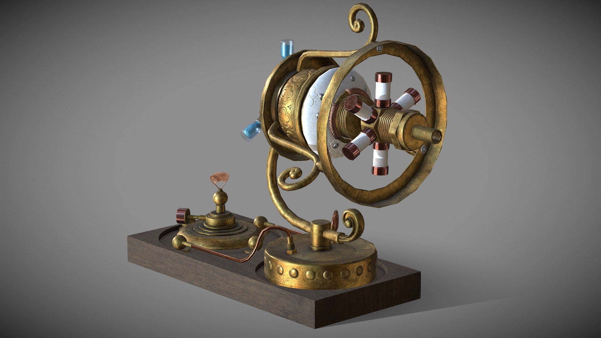 Steampunk Laser - 3D model by David Buchmiller (@dwbuchmiller) [7d255f8 ...