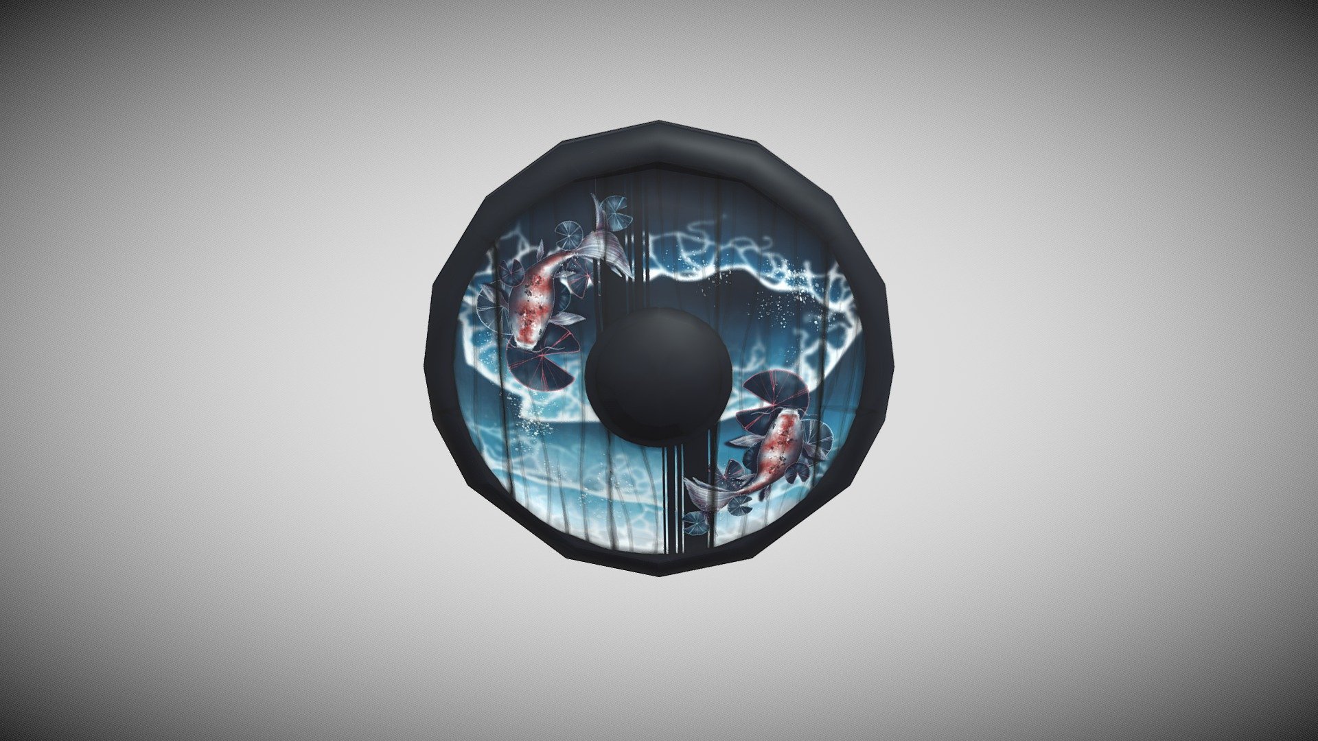 Shield ~ Hand Painted Texture - 3D model by nereacomino [7d25a1a ...