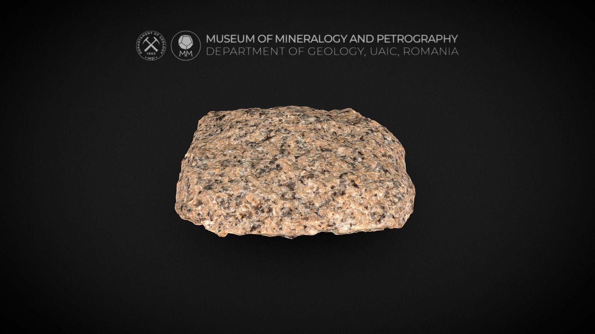 Granite (igneous rock) - 3D model by Museum of Mineralogy and ...