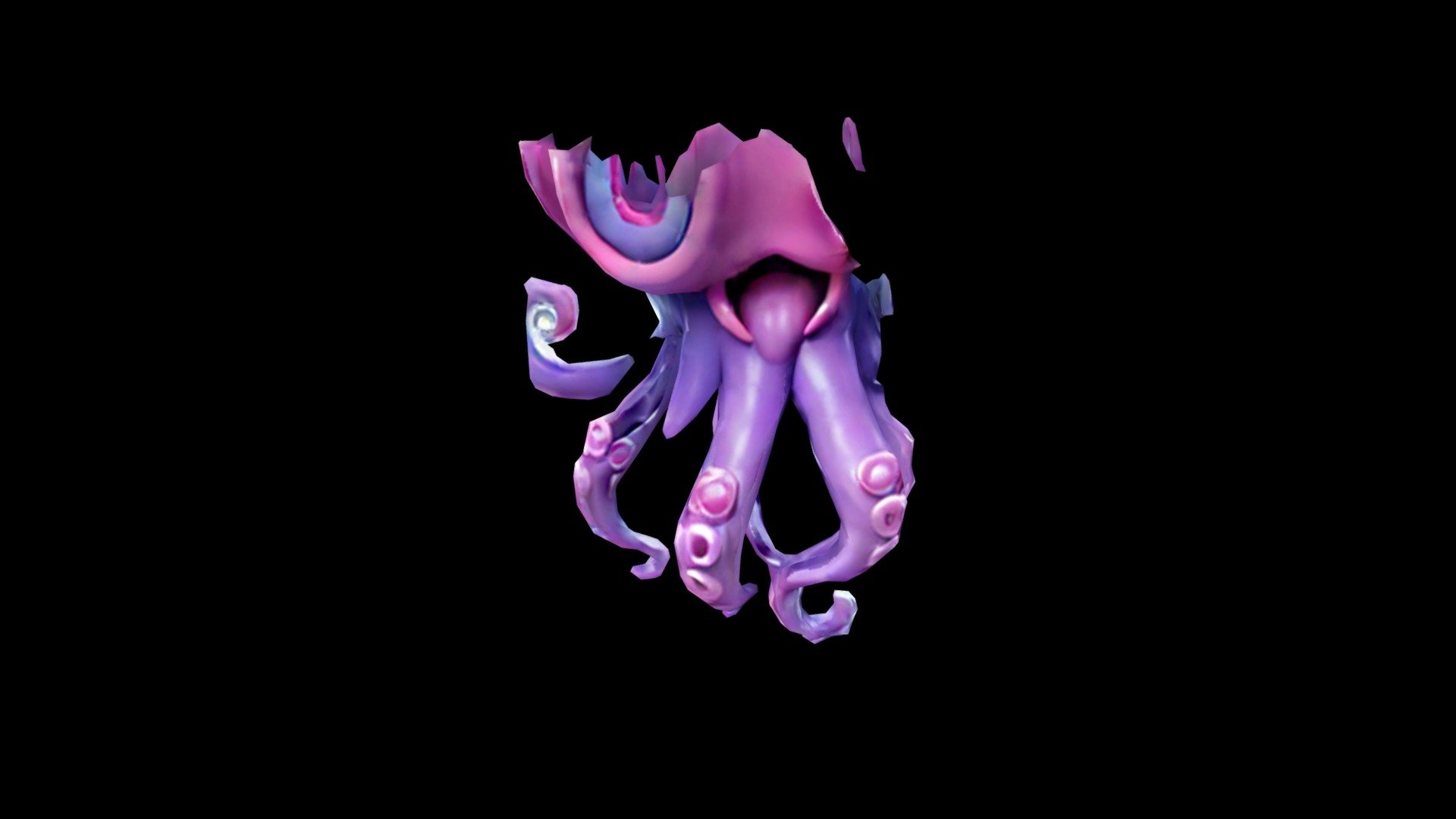 "Whimsical Octopus in the Azure Sky" Cloud Carto - Download Free 3D ...