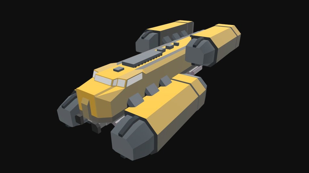 Union Planetary Space-Train - 3D model by Lite [7d280b7] - Sketchfab