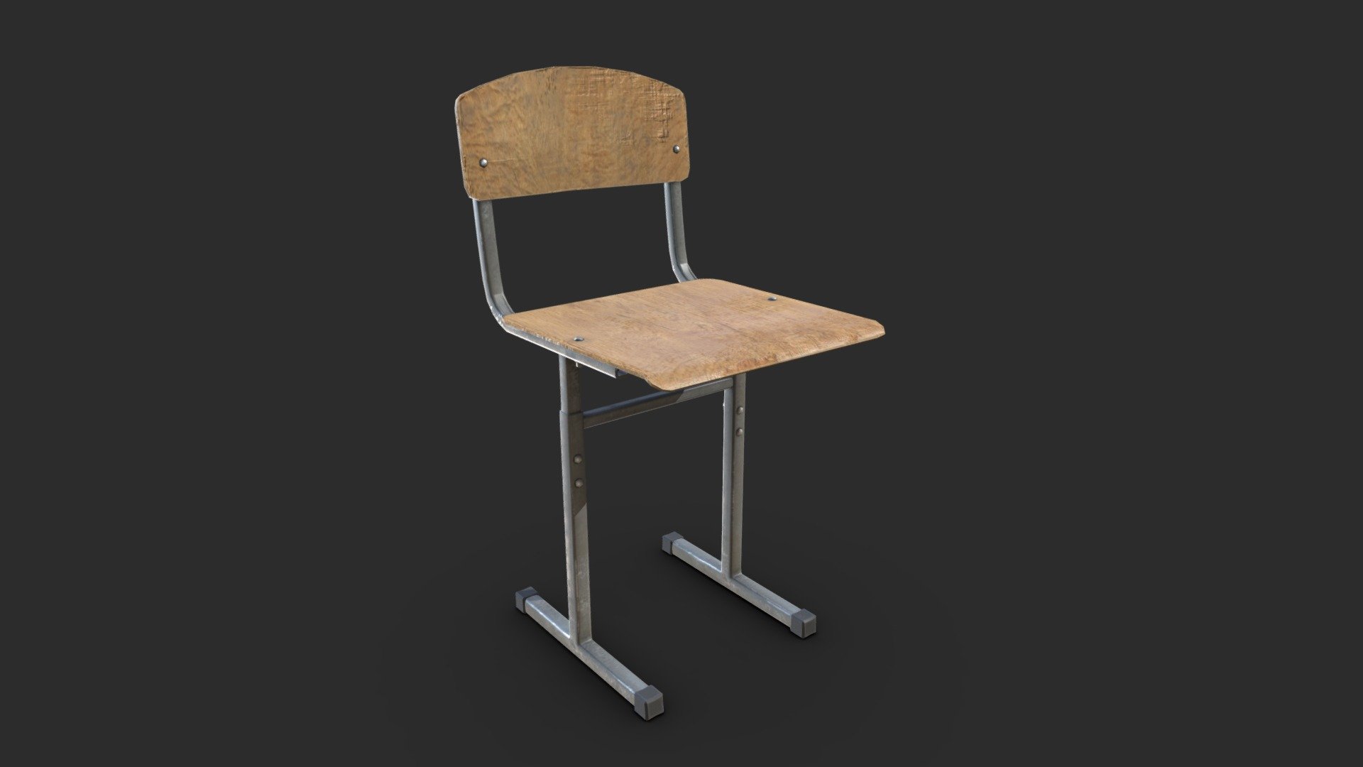 Old Soviet school chair - Download Free 3D model by DOMNIN [7d2871c ...