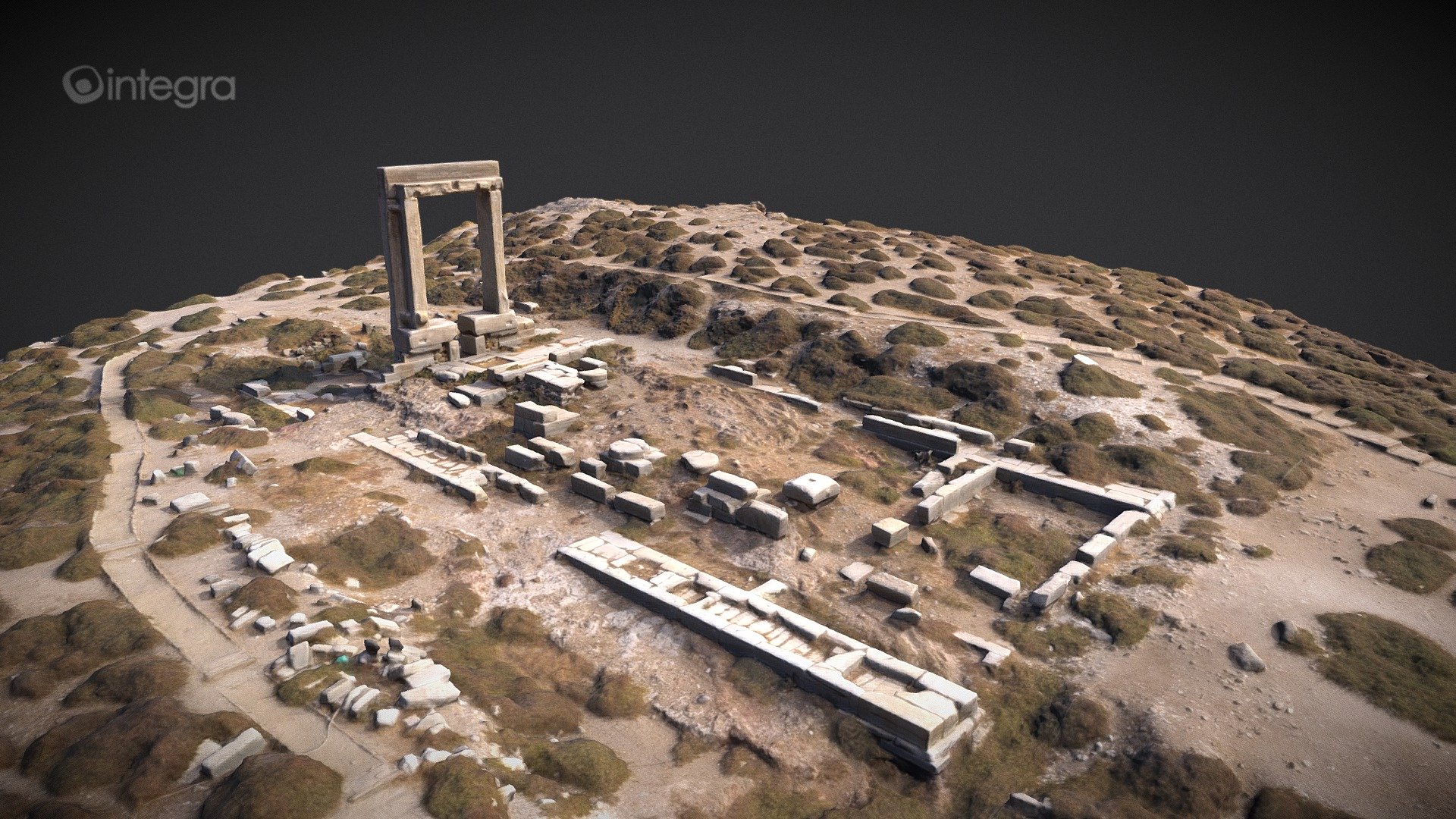 Naxos’ Temple of Apollo, Greece - 3D model by Integra Tecnología ...