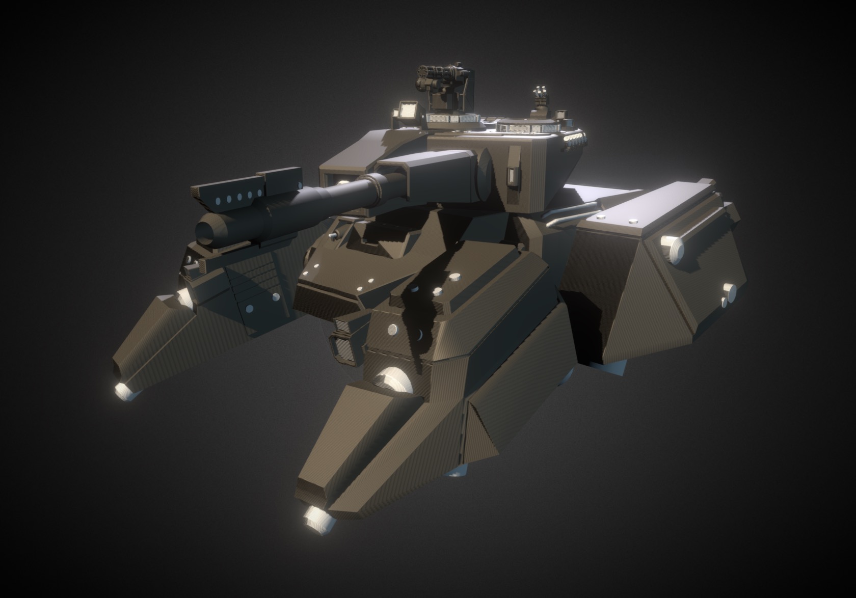 V-46 Hover Tank - Download Free 3D model by Vikrom Max (@alpha ...