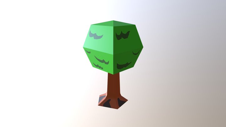 Low-poly-tree 3D models - Sketchfab