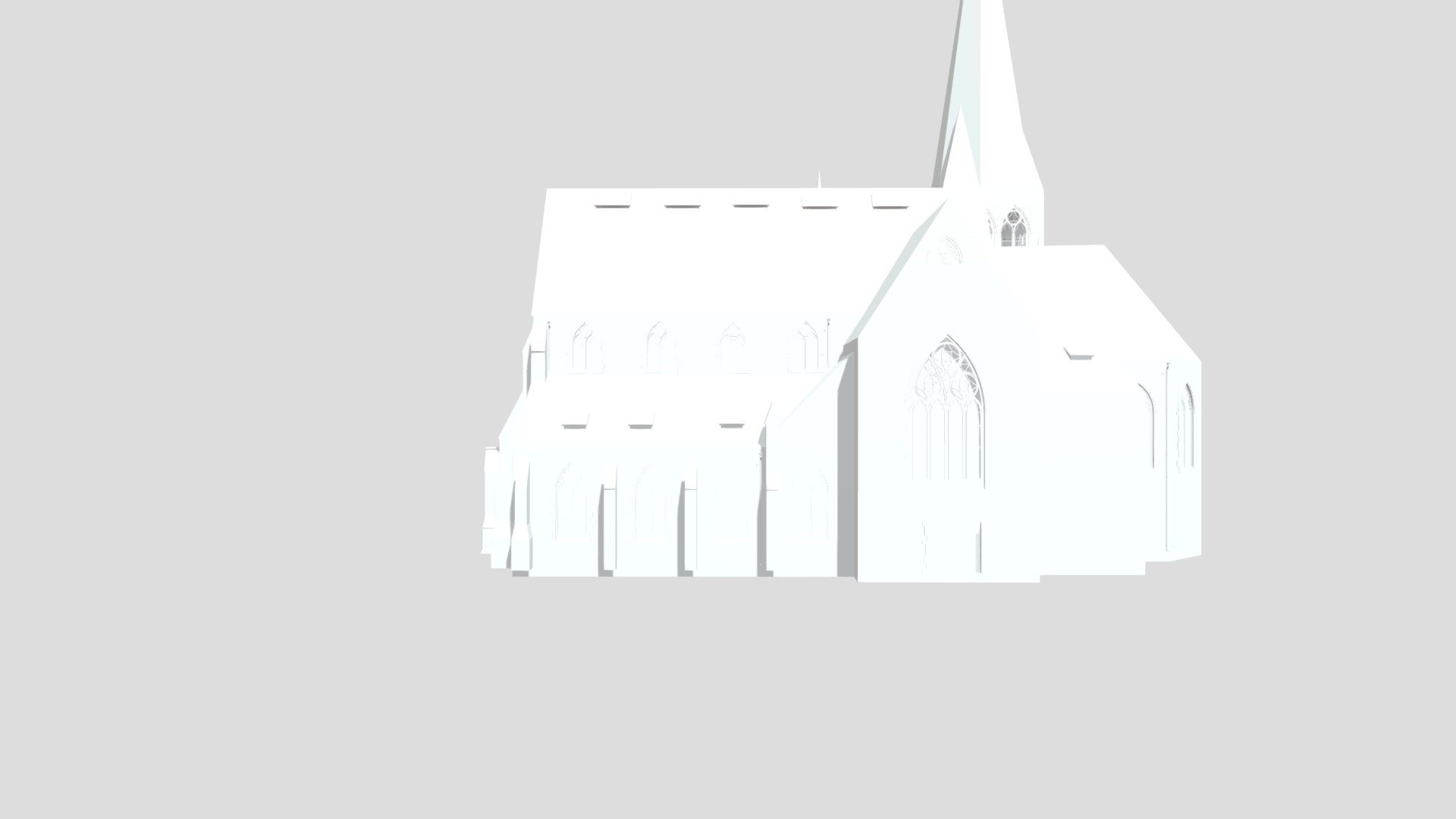 St.Andrews Church from Revit 1 - 3D model by Afshan [7d2d482] - Sketchfab