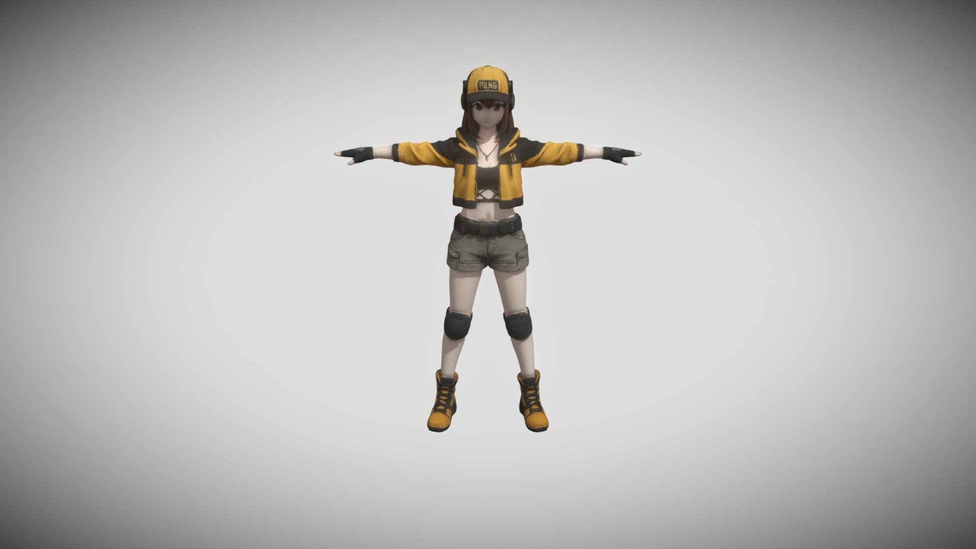 Anime Girl Character_3d_model - Download Free 3D model by sinbamk ...