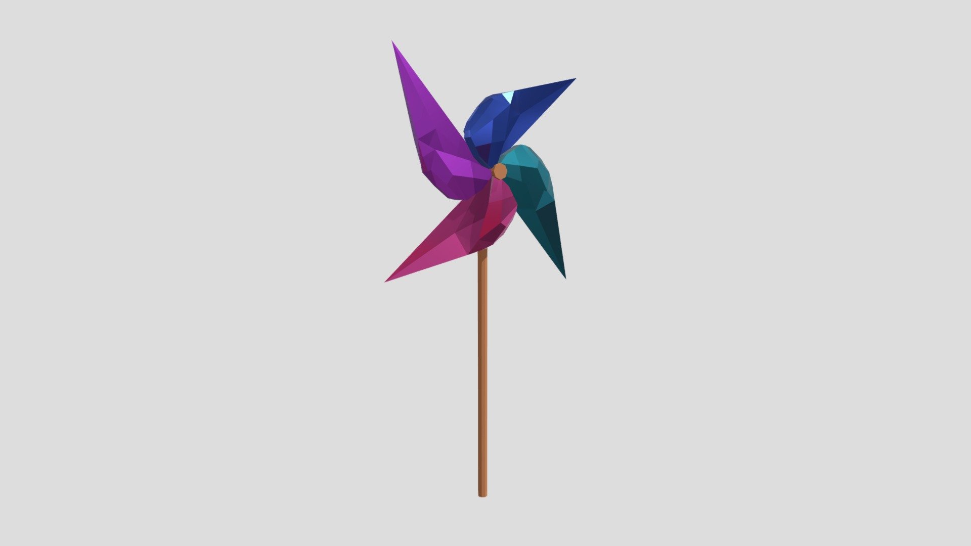 Pinwheel - Download Free 3D model by claravnelson [7d328b2] - Sketchfab