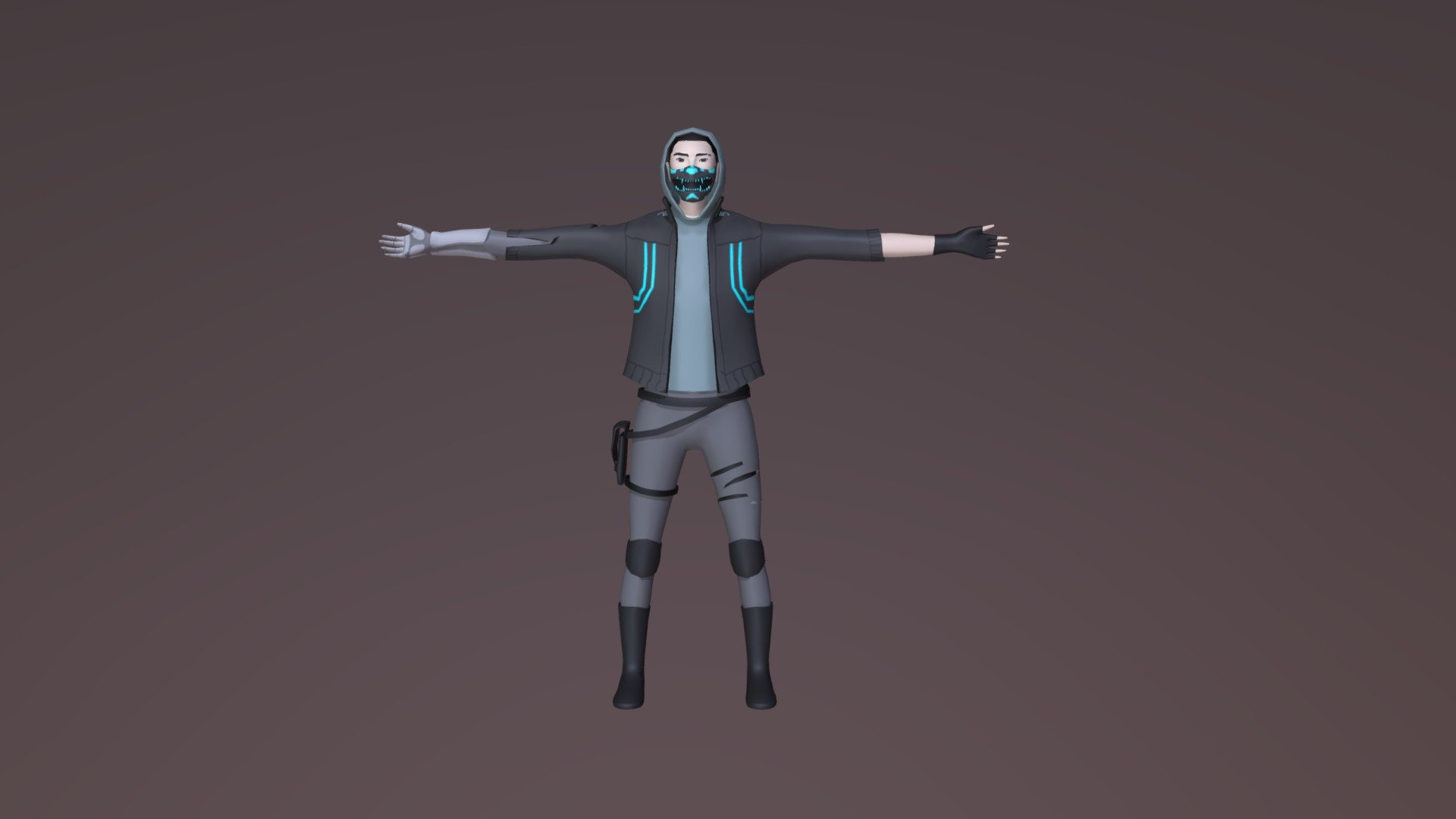Blue - 3D model by Chris (@spacechris) [7d33b04] - Sketchfab