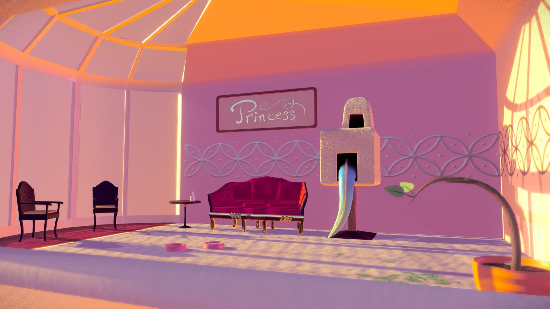 A Pet's Room - 3D model by TheZodiacLord [7d357b7] - Sketchfab