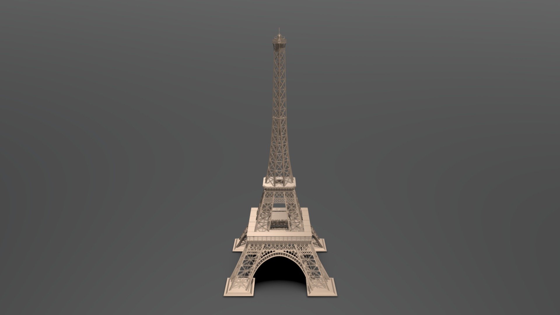 Eiffel Tower - Download Free 3D model by alexking.can [7d35ad4] - Sketchfab