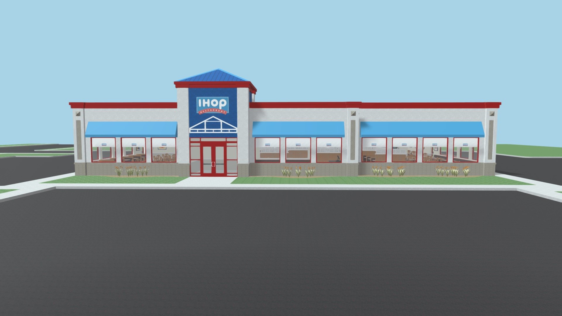 Ihop Restaurant - Download Free 3D model by Katydid (@Katydid ...