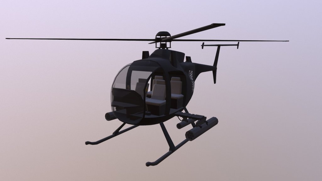 Helicopter - 3D model by Eva Ly (@kekkyoku) [7d39192] - Sketchfab