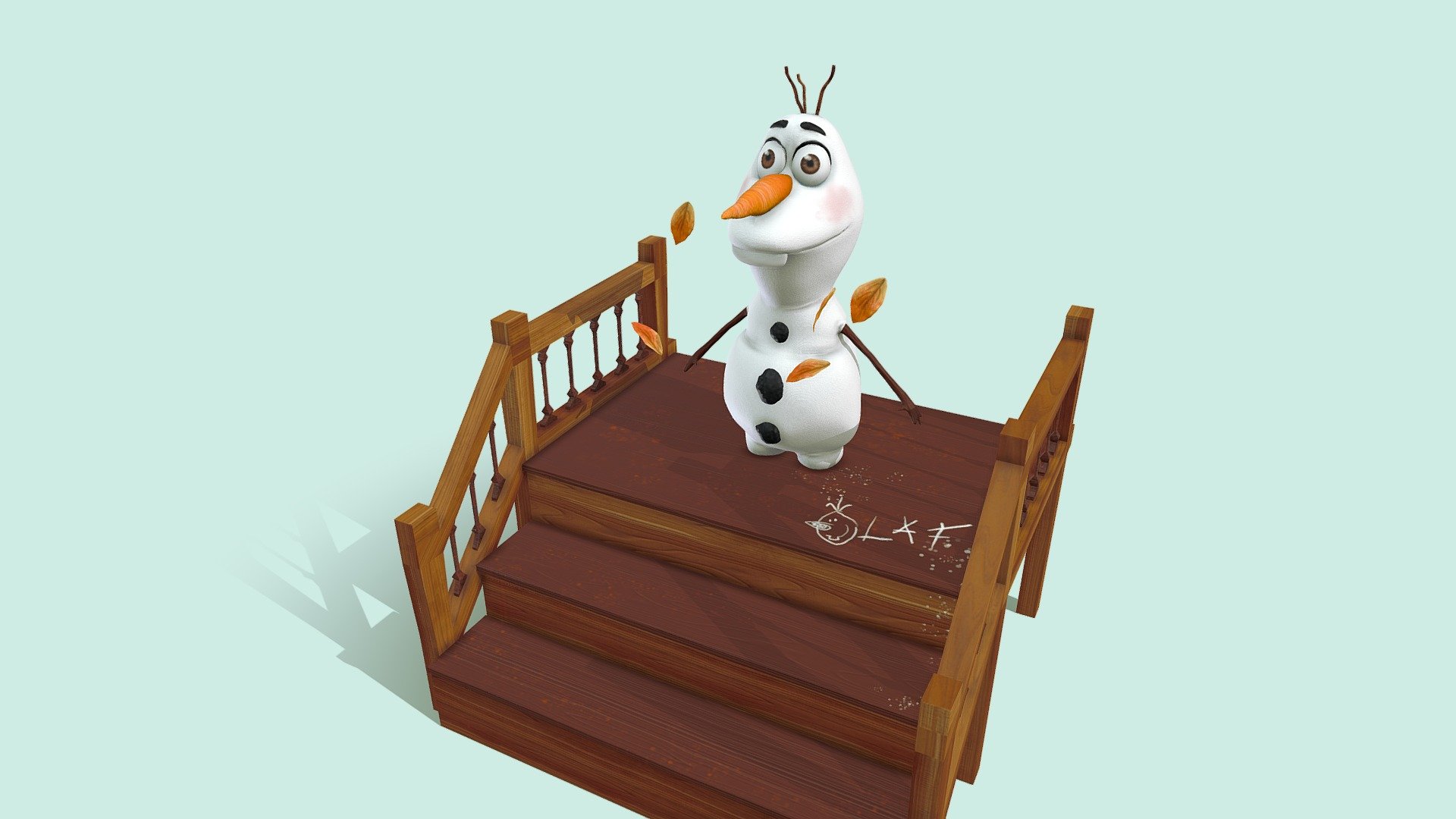Olaf (Frozen) - 3D model by llobarbi [7d3c0d5] - Sketchfab