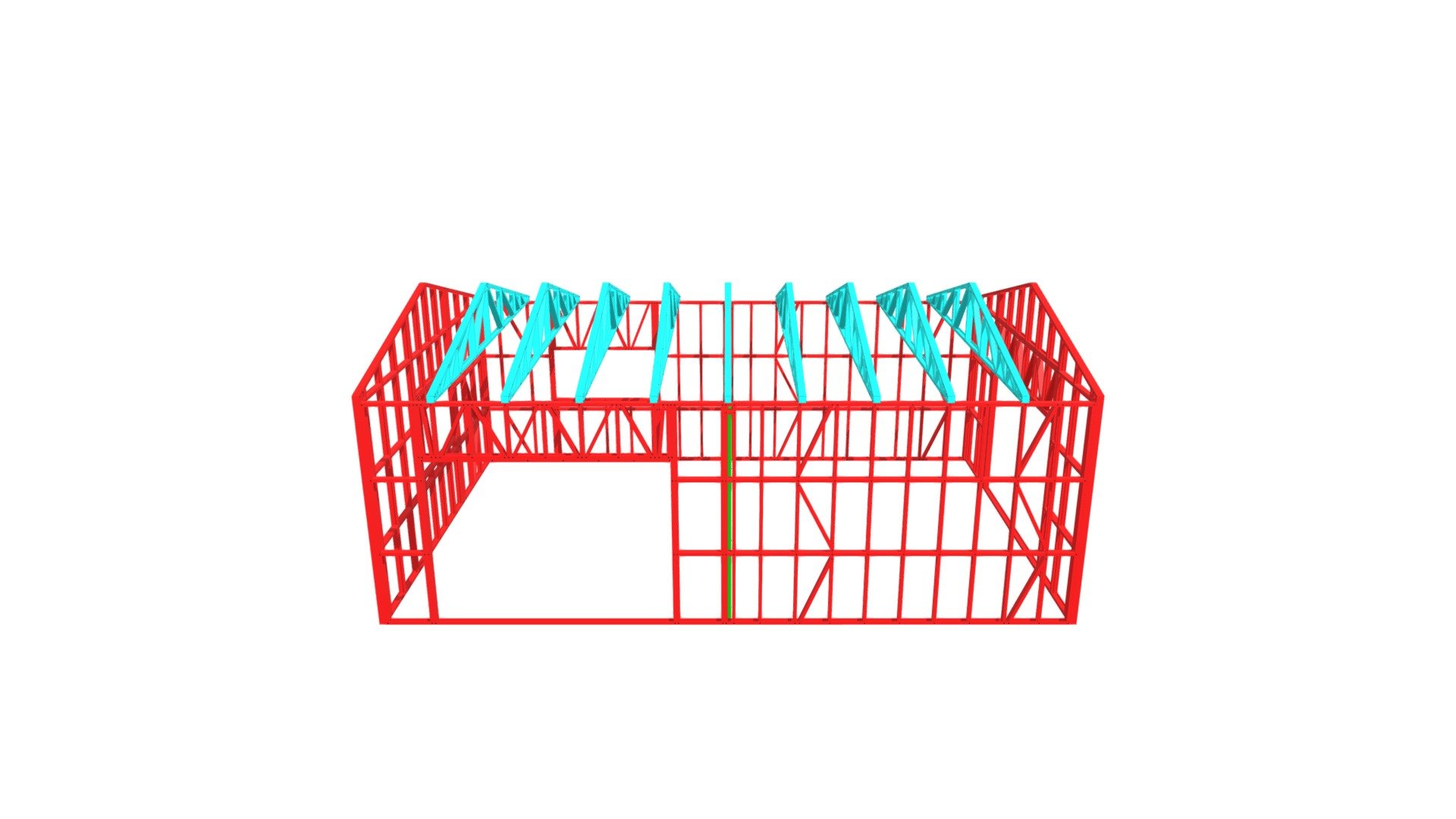 6m x 9m - Garage - Download Free 3D model by Steel Frames Direct & Go ...