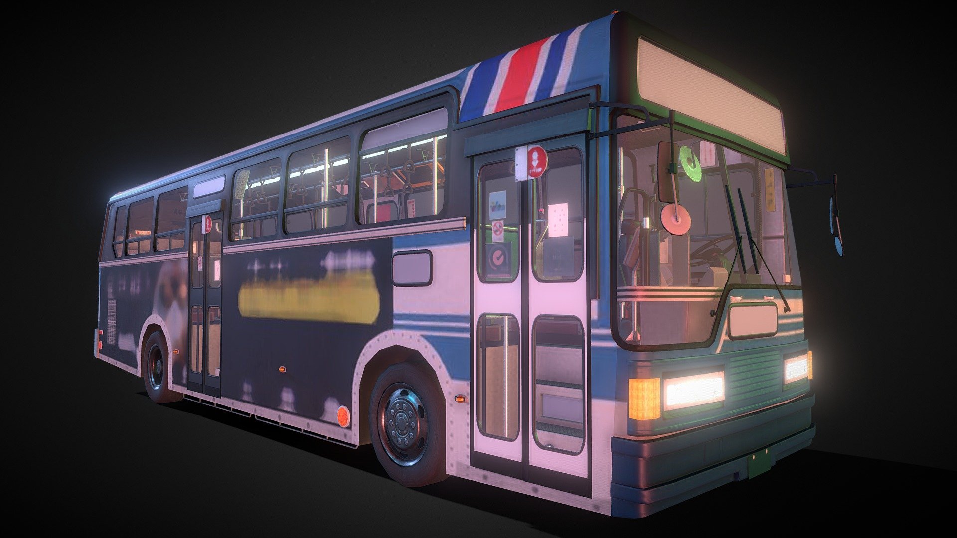TW Bus 002 - Buy Royalty Free 3D model by animod [7d3cbd6] - Sketchfab ...
