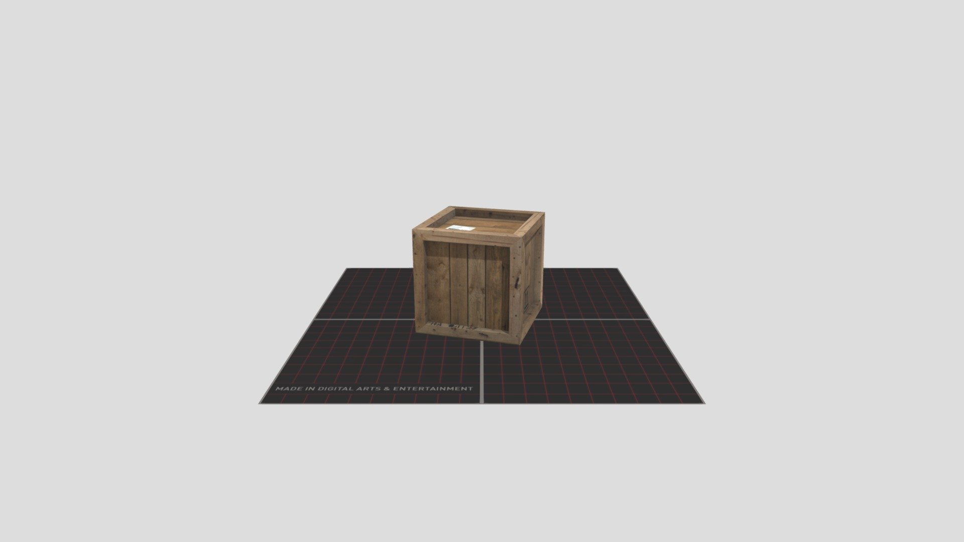 DAE Crate - 3D model by OliverLambreghts [7d3cde6] - Sketchfab