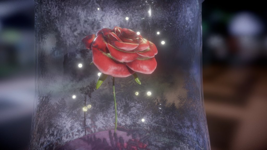 Enchanted Rose - 3D model by tdaoyee [7d3e84b] - Sketchfab