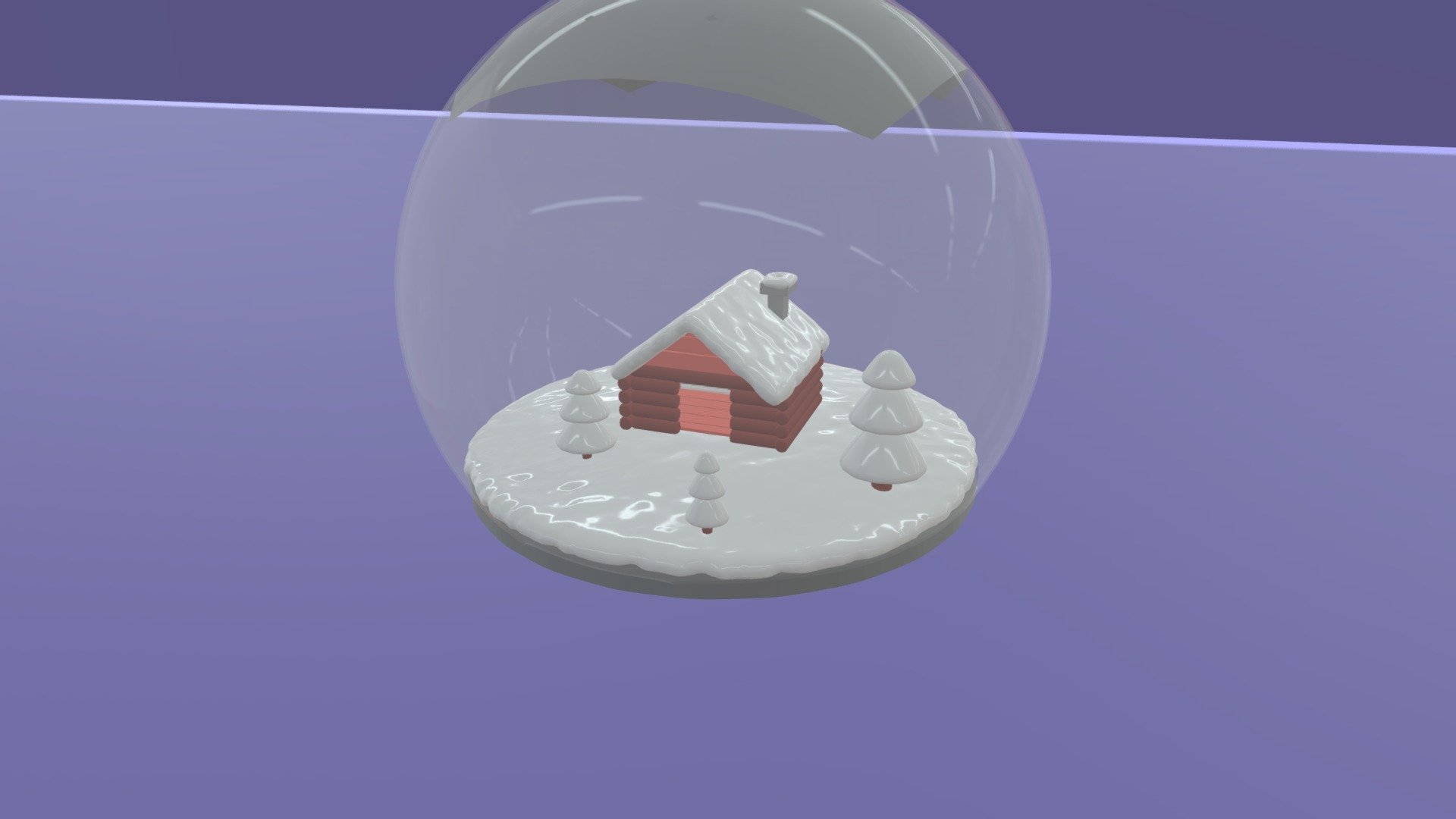 Snow globe - 3D model by muhammadvalijonov213 [7d3eea1] - Sketchfab