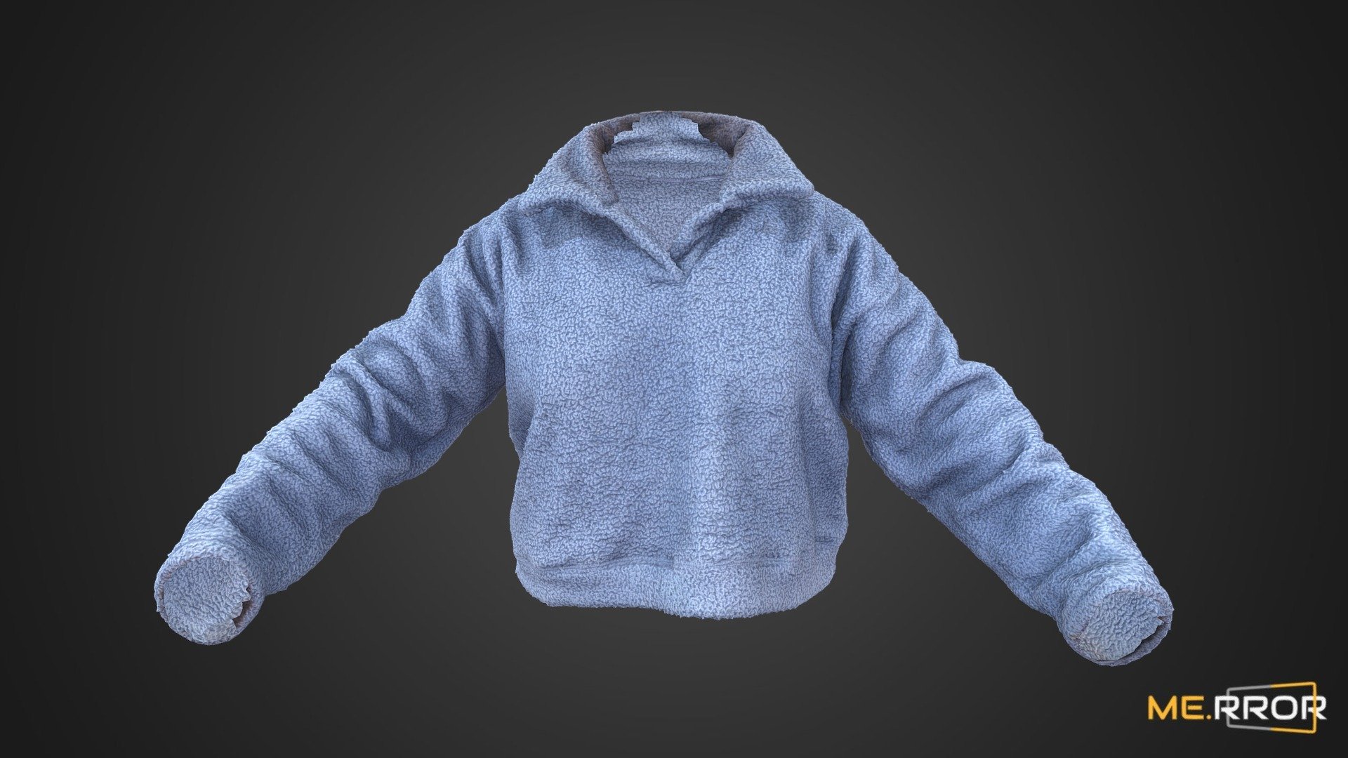 Blue Fleece Jacket - Buy Royalty Free 3D model by ME.RROR Studio ...