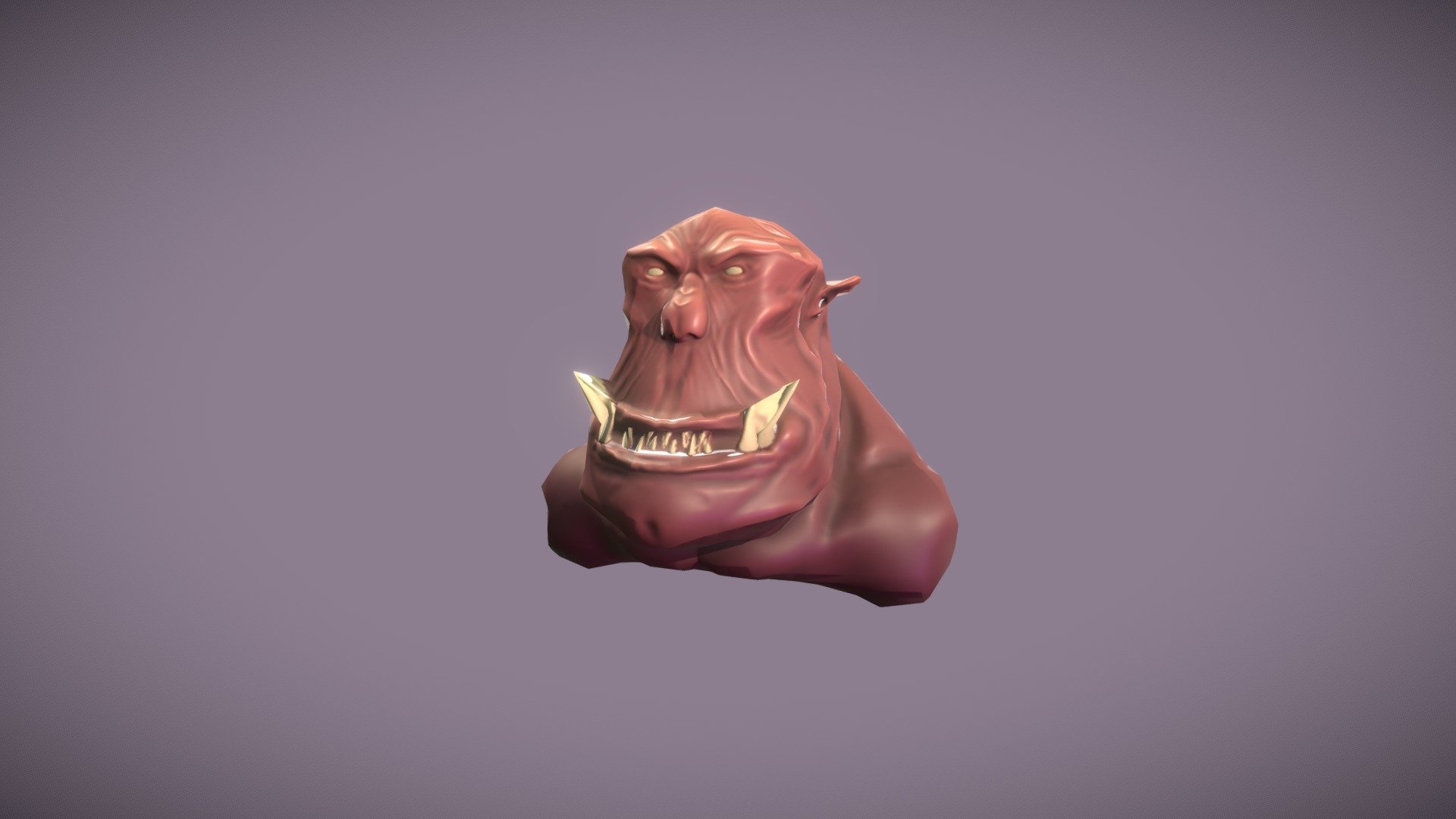 Red orc -schooldemo - 3D model by TheoCarette [7d404ea] - Sketchfab