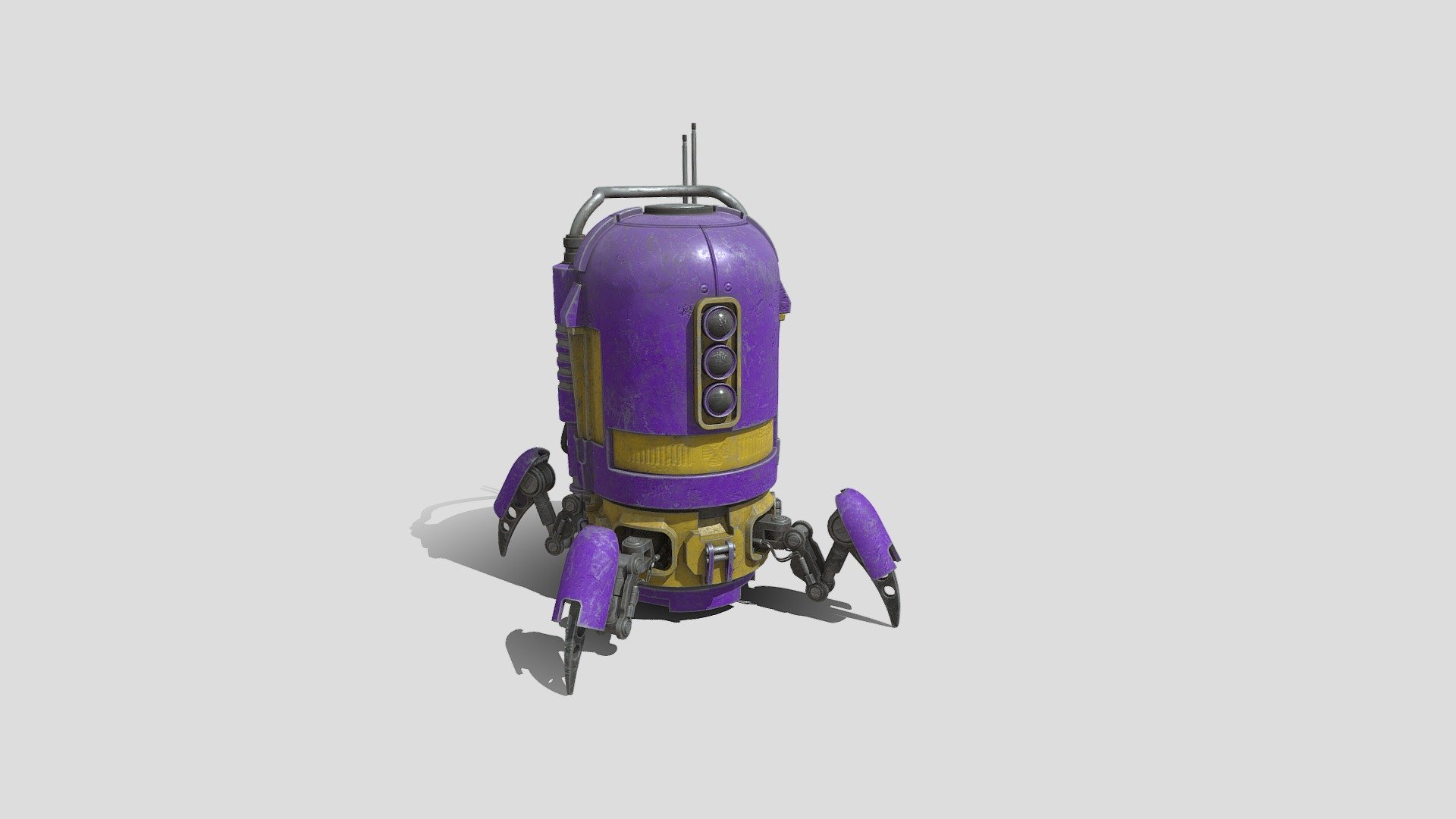 robot - Download Free 3D model by Yanami__ [7d40859] - Sketchfab
