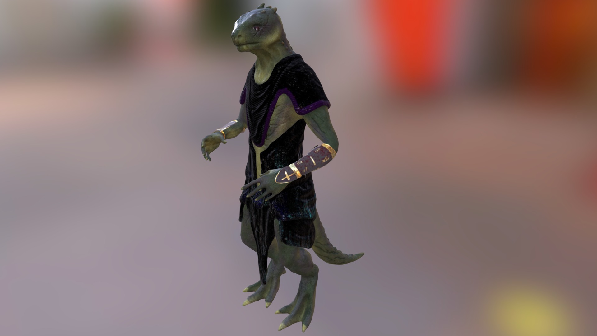 AS3_CharacterProduction Lizard Man - 3D model by Sara (@SaJoon ...
